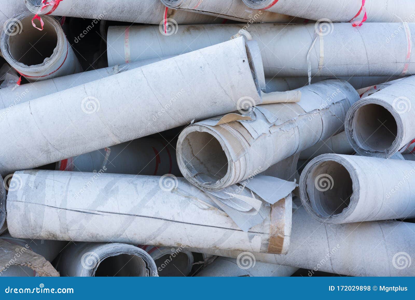 Textures of Discarded Paper Stock Photo - Image of garbage ...