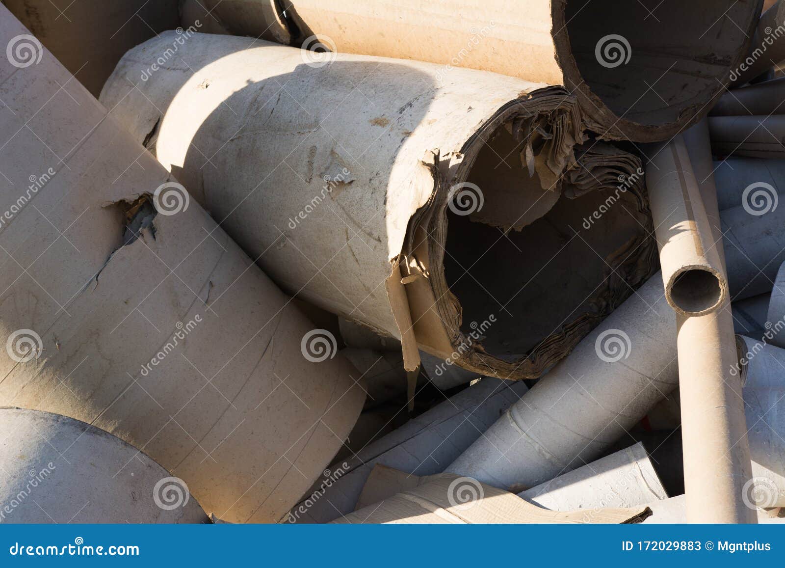 Textures of Discarded Paper Stock Image - Image of ecology, industrial ...