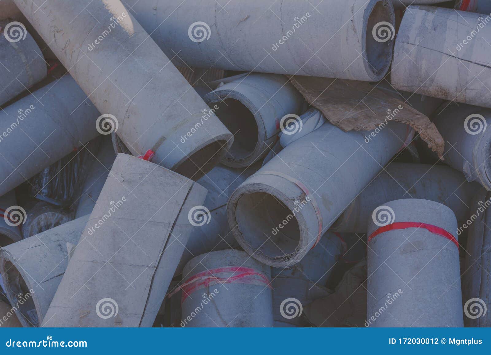 Textures of Discarded Paper Stock Photo - Image of industrial, circle ...
