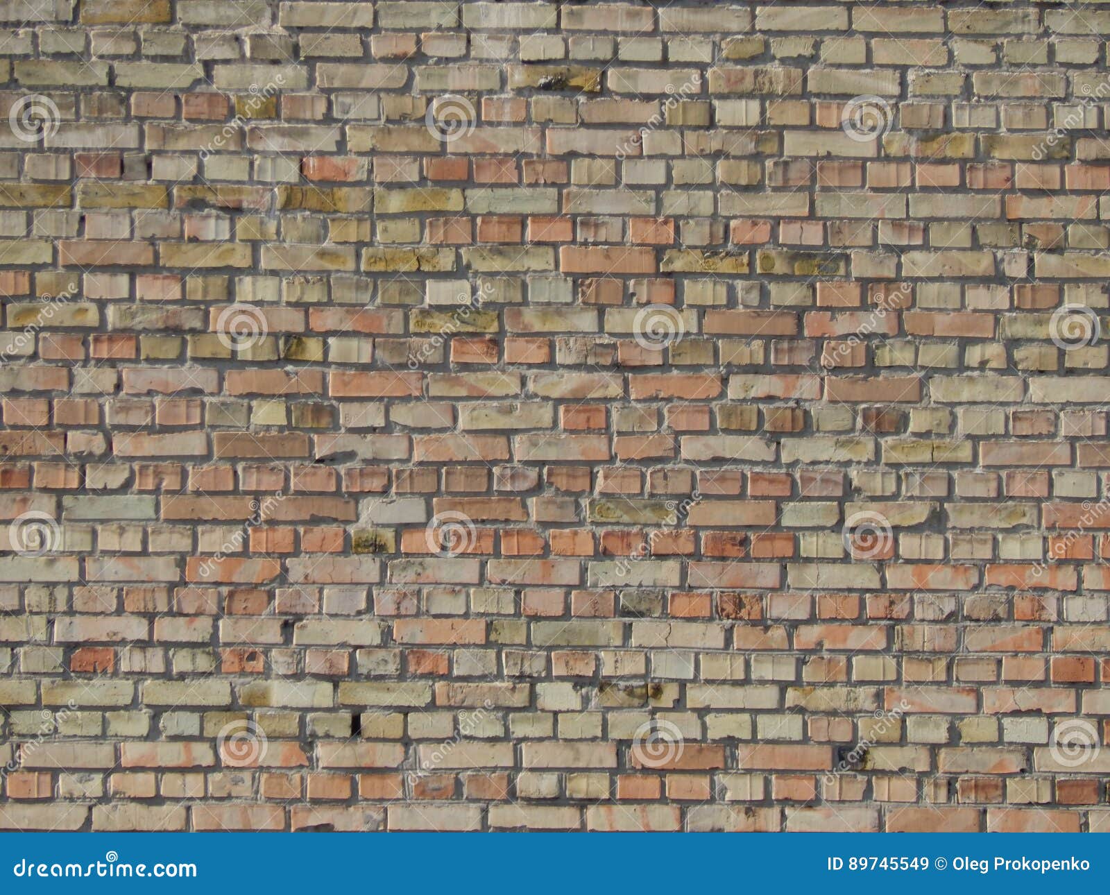 Row Of Facades In Brick Stones With Empty Window Sills Royalty-Free ...