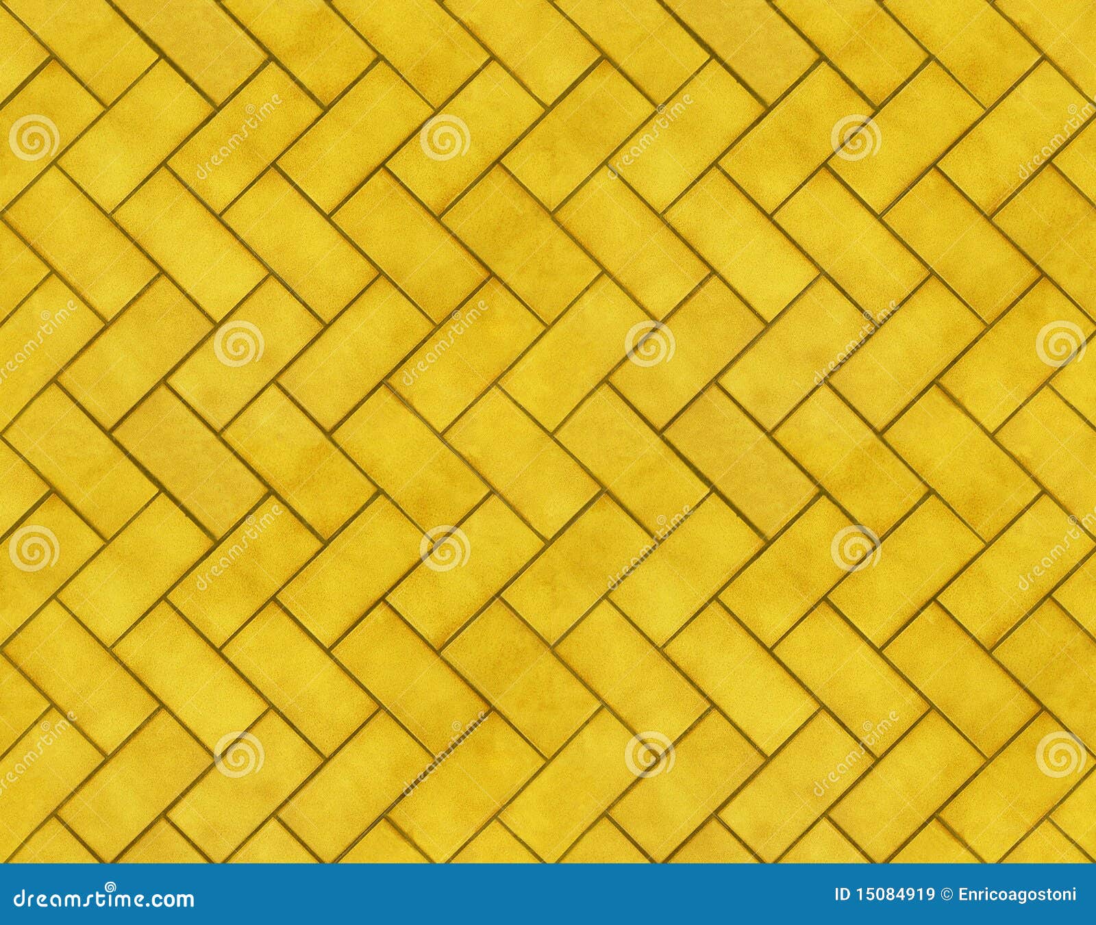 Textures Jaunes De Brique De Tileable Illustration Stock - Illustration ...