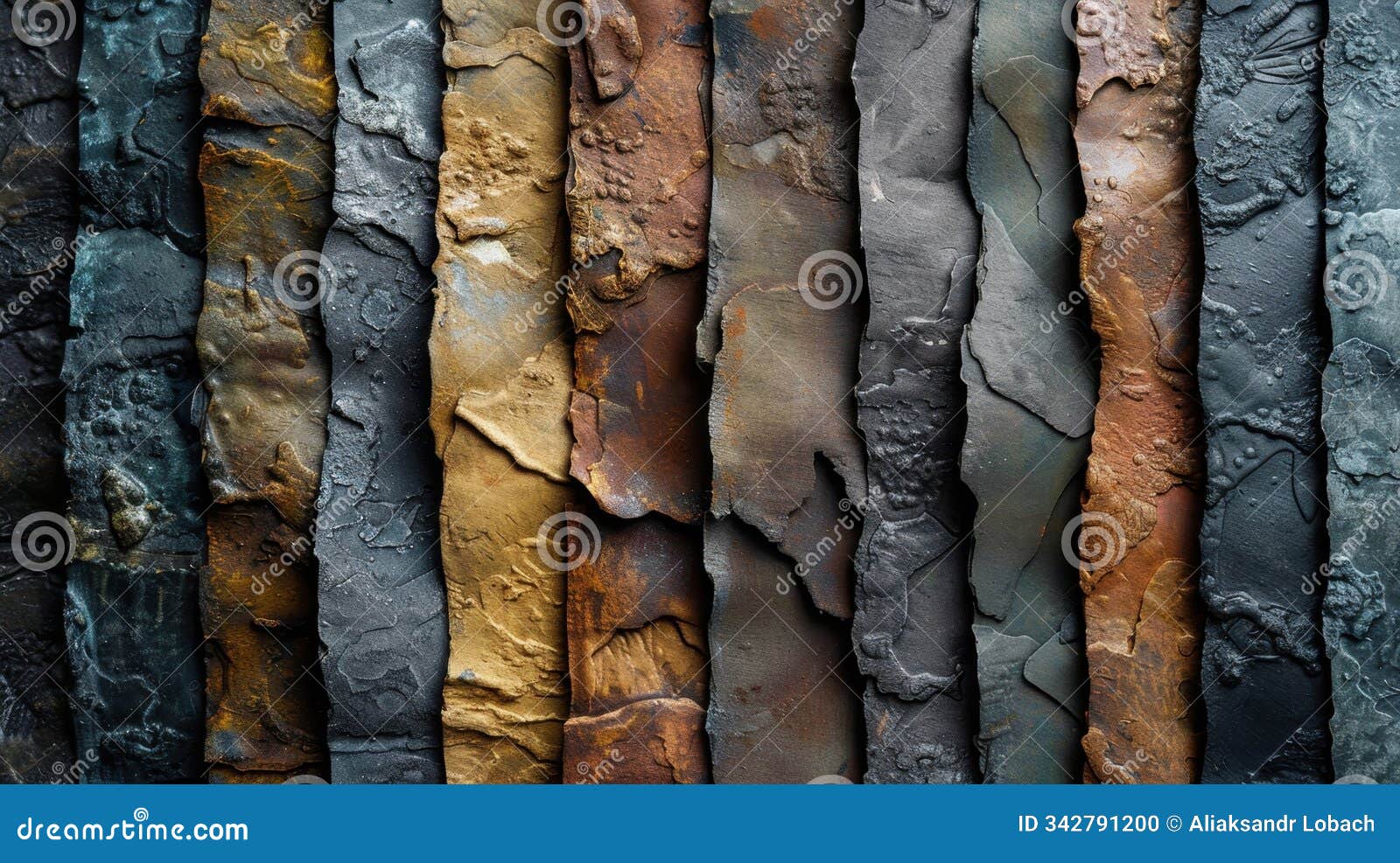 Textures Made of Natural Multicolored Stones. Multicolored Stone Blocks ...