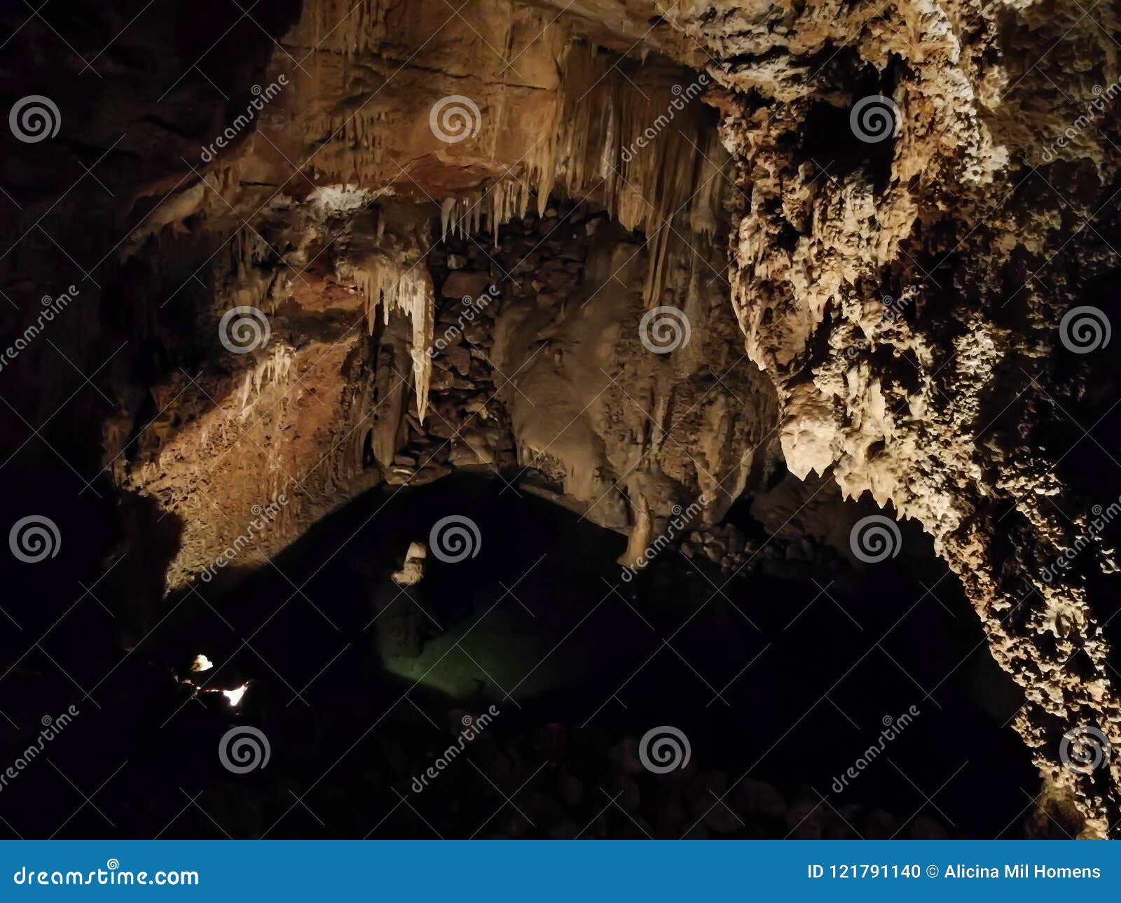 Textures and Patterns Inside a Grotto Stock Photo - Image of landscape ...