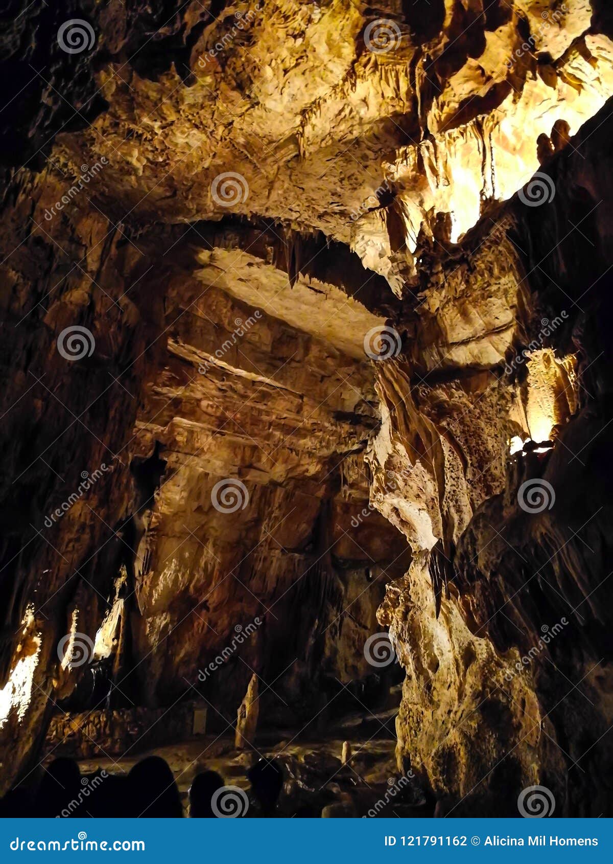 Textures and Patterns Inside a Grotto Stock Photo - Image of deep ...