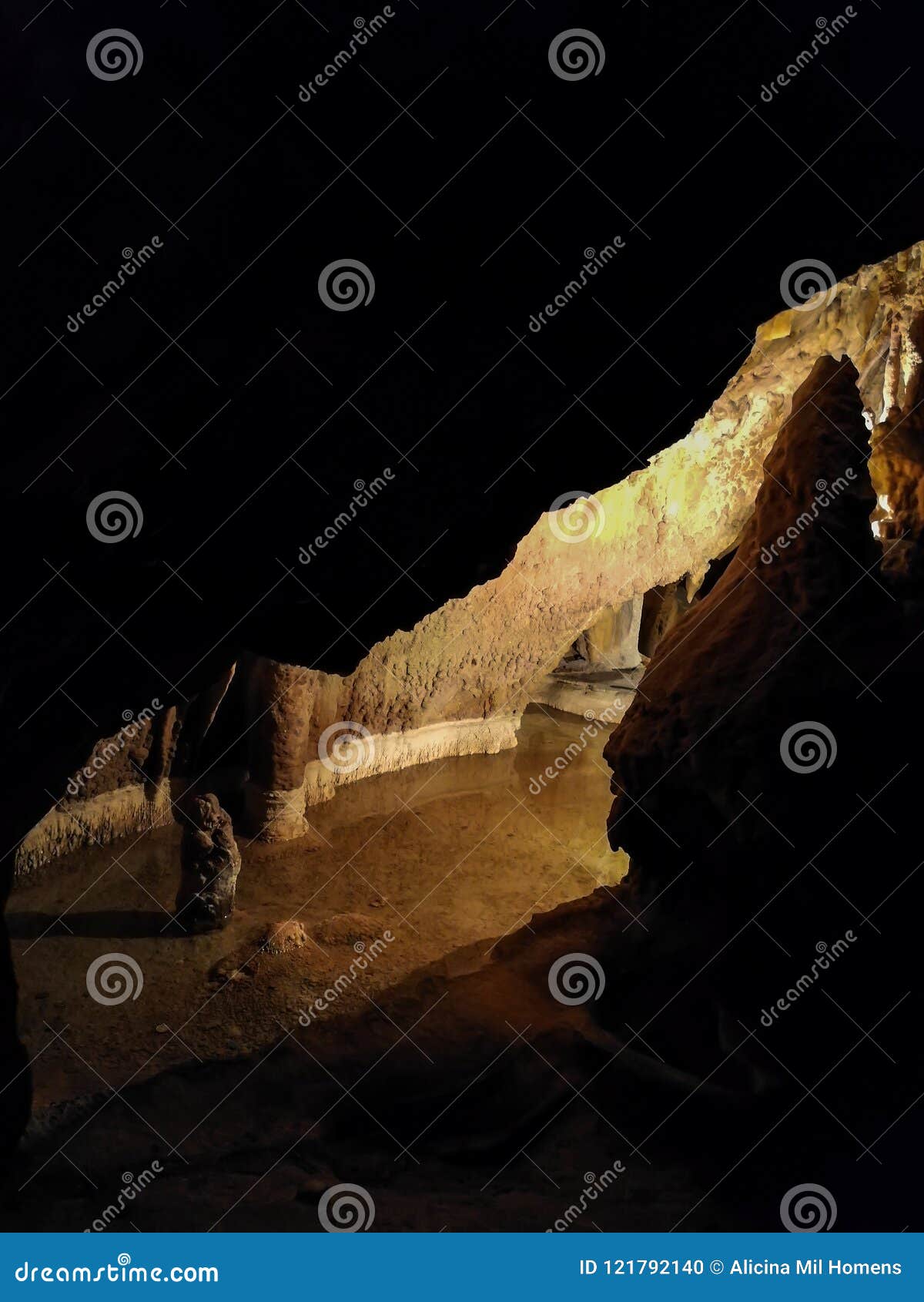 Textures and Patterns Inside a Grotto Stock Photo - Image of limestone ...