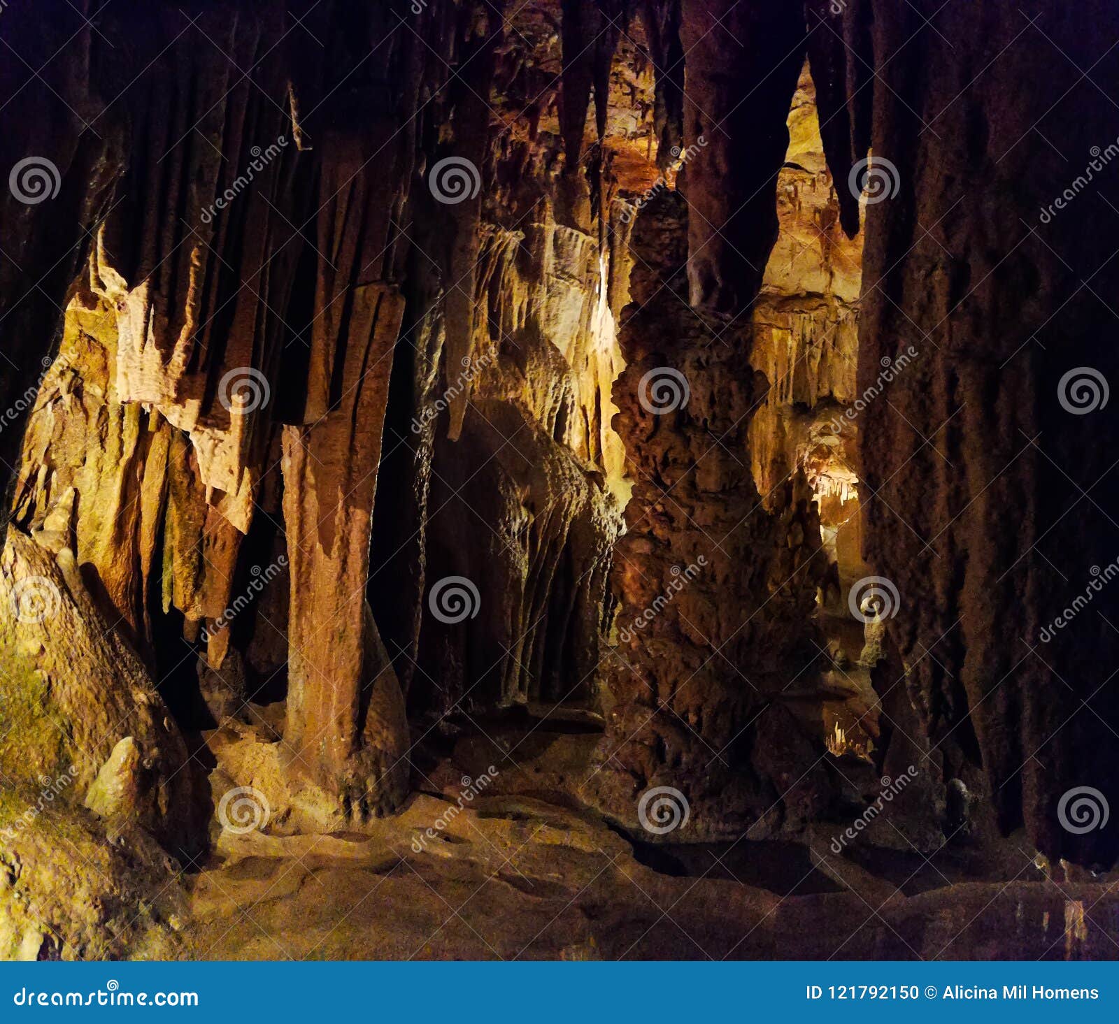Textures and Patterns Inside a Grotto Stock Photo - Image of archeology ...