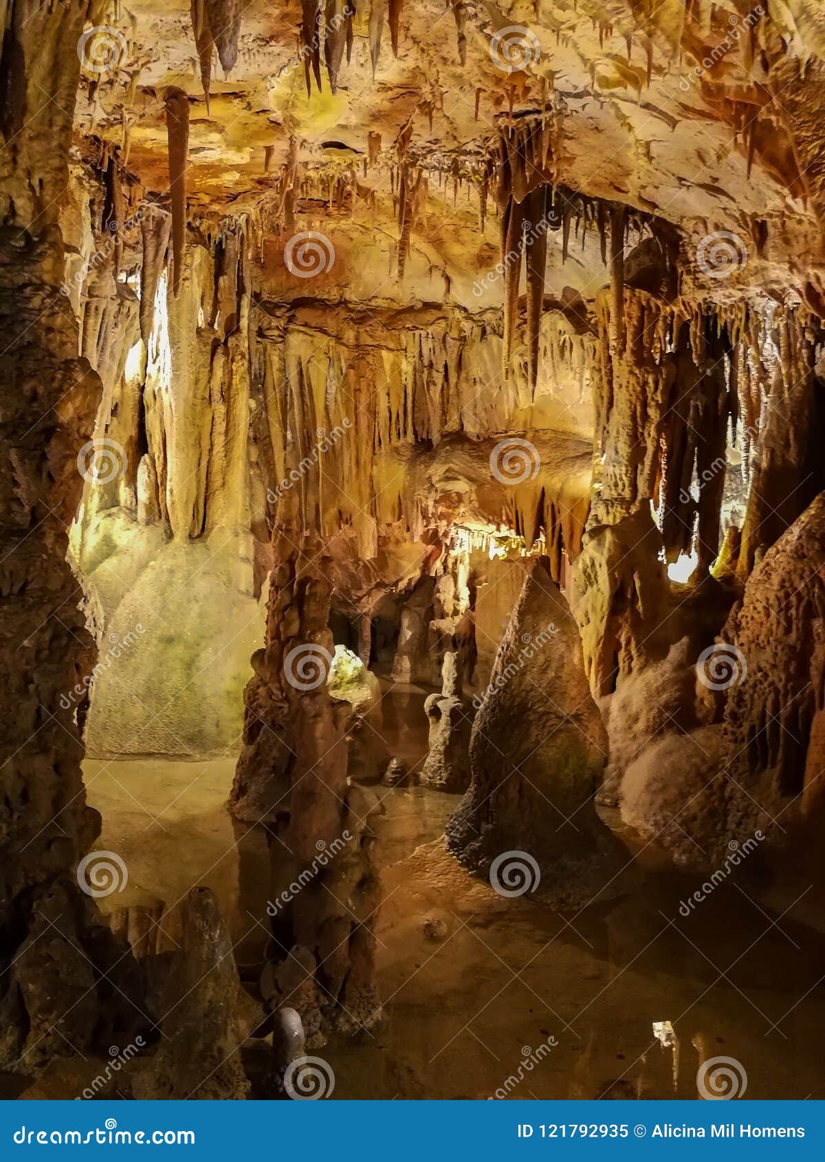 Textures and Patterns Inside a Grotto Stock Image - Image of archeology ...