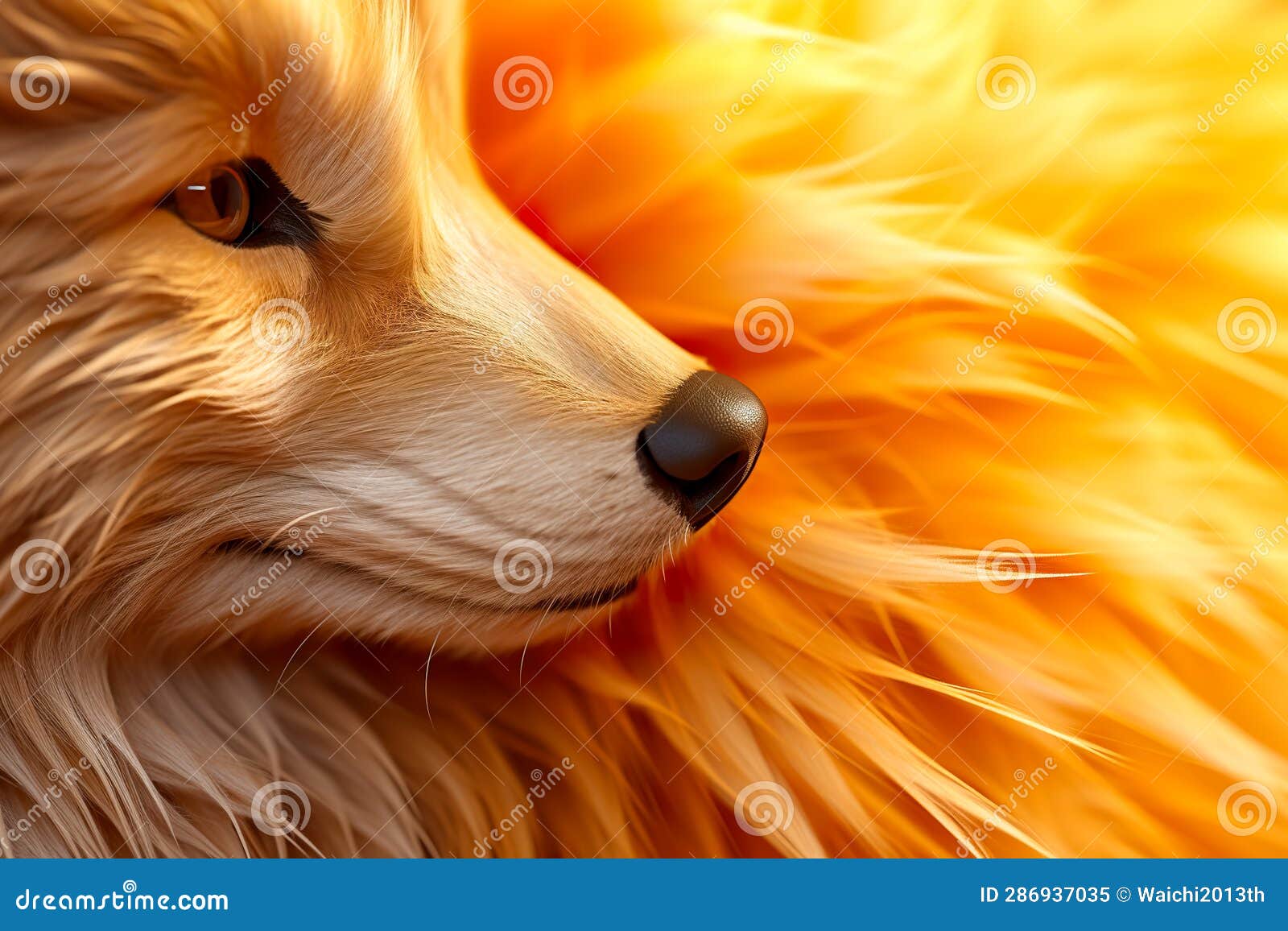 Textures Red Fox Fur. Red Fox Shaggy Fur Texture Cloth Abstract, Furry ...