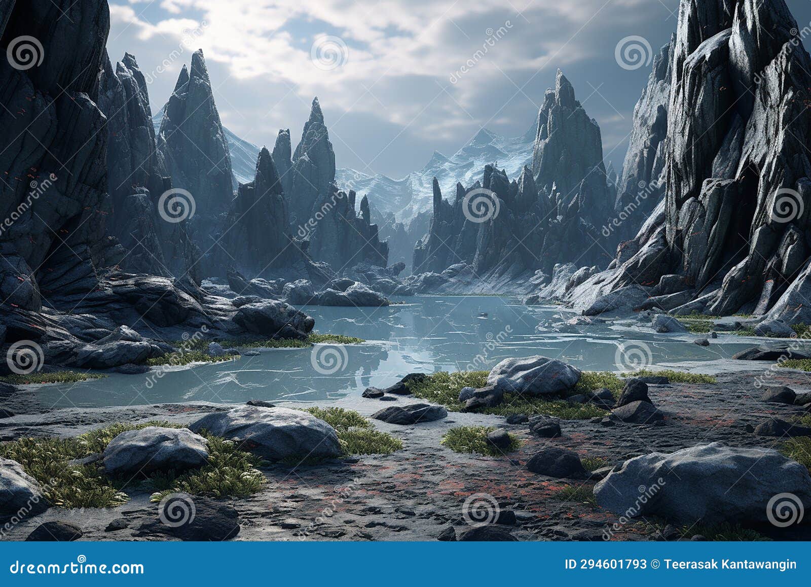 Textures That Simulate Digital Landscapes And Virtual Environments ...