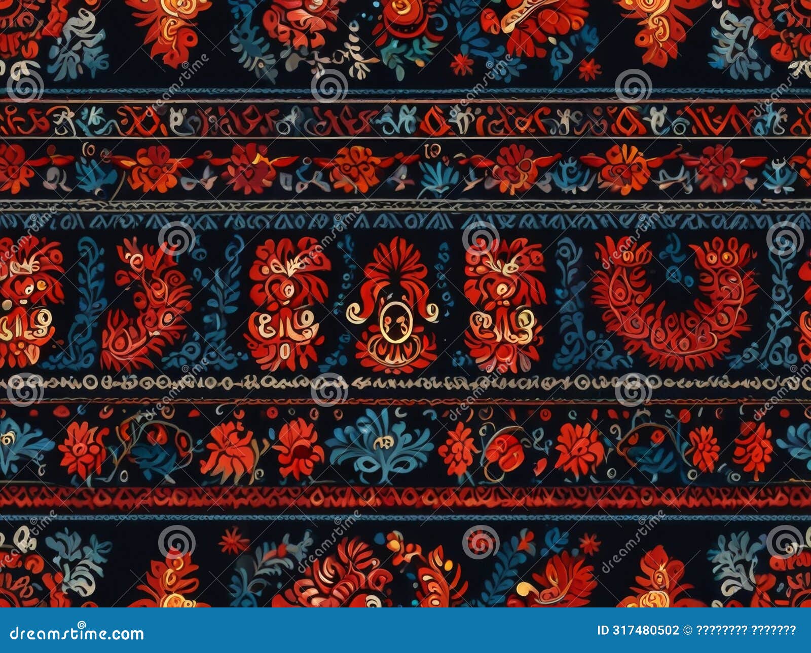 Textures in Slavic style stock illustration. Illustration of symmetry ...