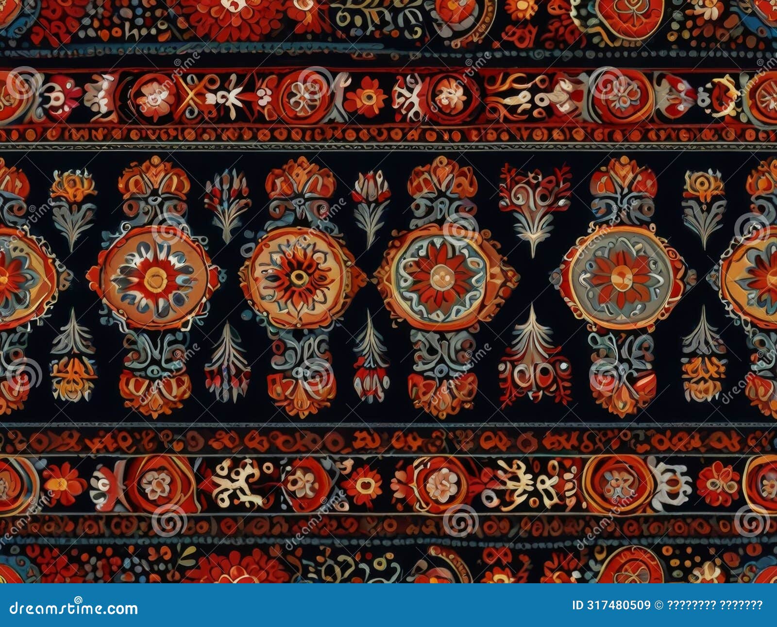 Textures in Slavic style stock illustration. Illustration of textile ...