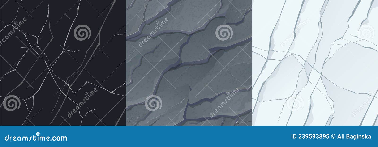 Textures of Stone Ground and Marble Wall Stock Vector - Illustration of ...