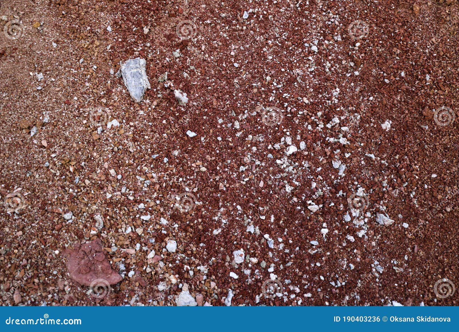 Textures of Various Clay Layers Underground in Clay Quarry after ...