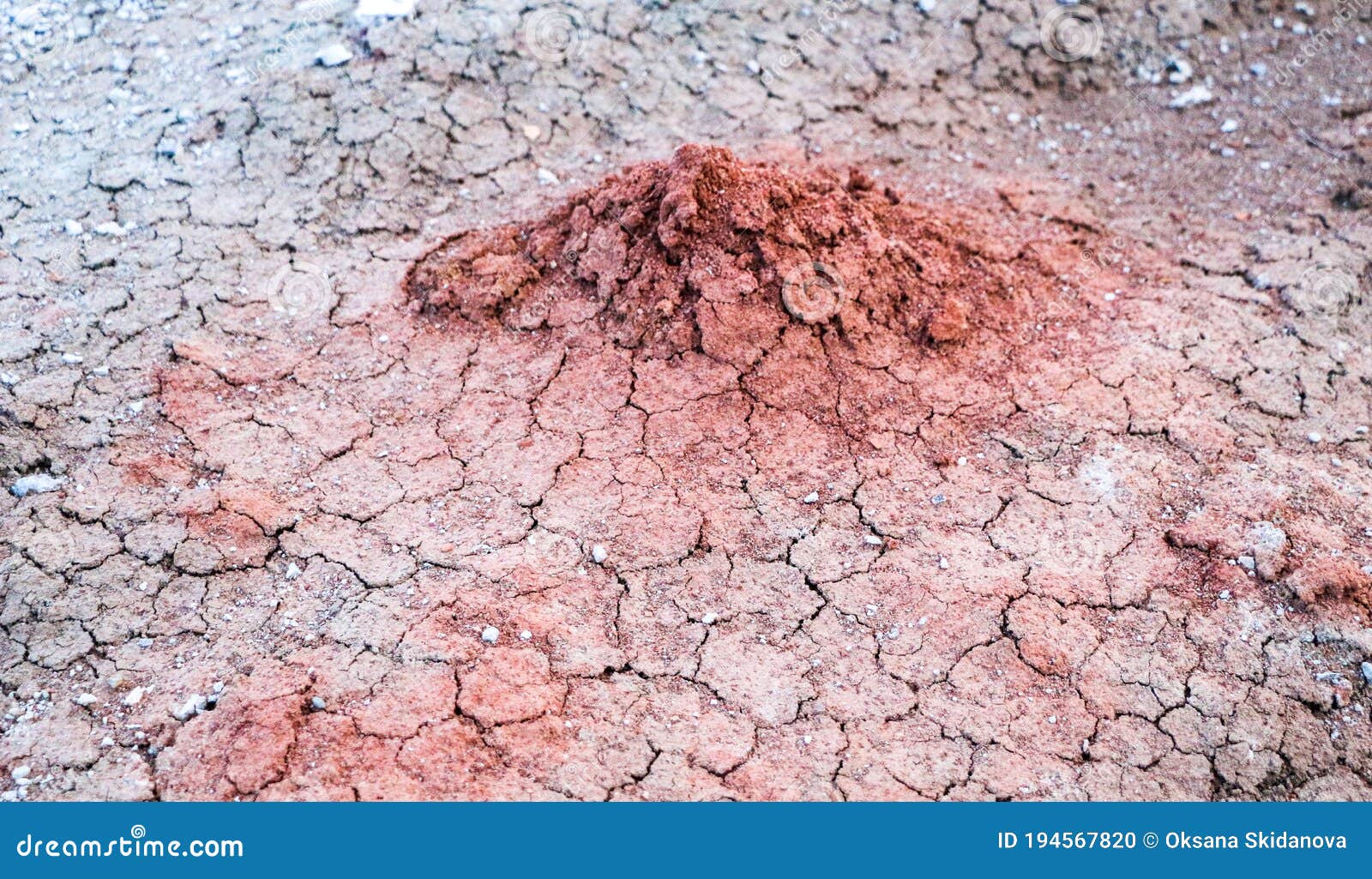 Textures of Various Clay Layers Underground in Clay Quarry after ...