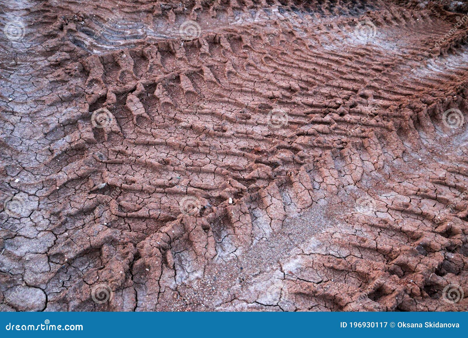 Textures of Various Clay Layers Underground in Clay Quarry after ...