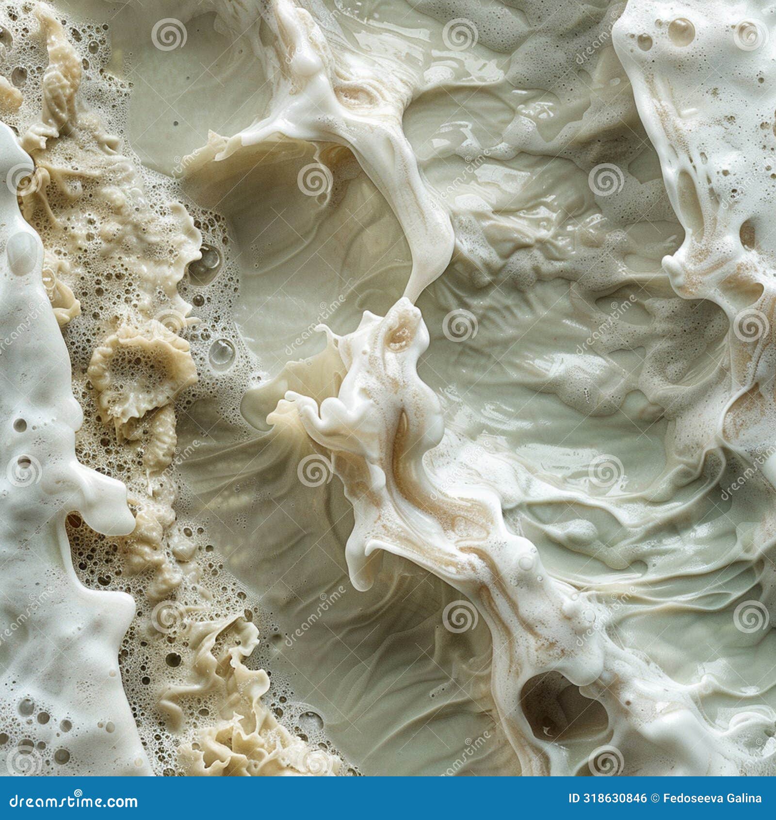 Textures of White Rock Rolled in Water Stock Photo - Image of outdoor ...