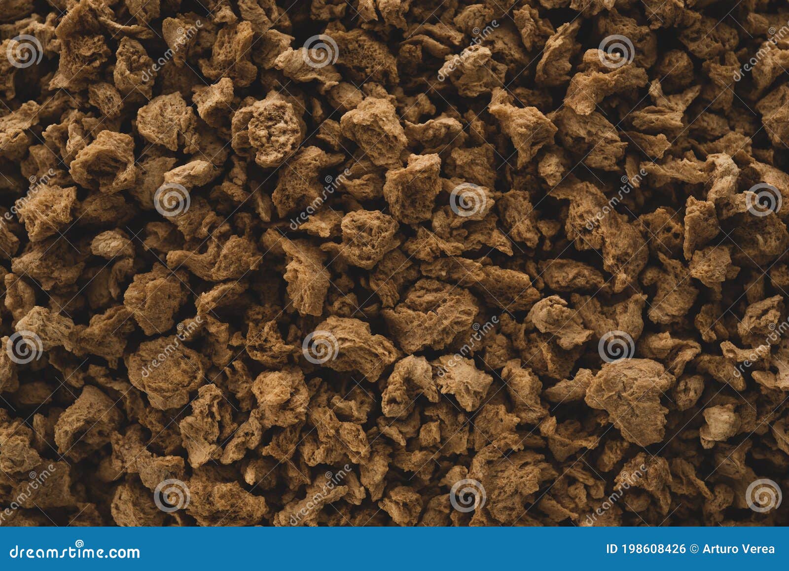 Texturized Vegetable Protein Macro Close Up Stock Photo - Image of ...
