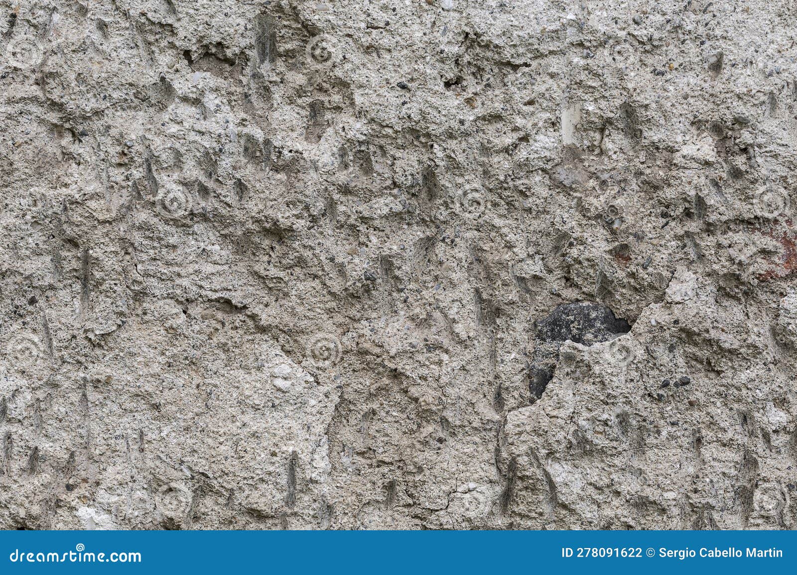 Texturized Wall with Damage Marks on it Surface. Stock Photo - Image of ...
