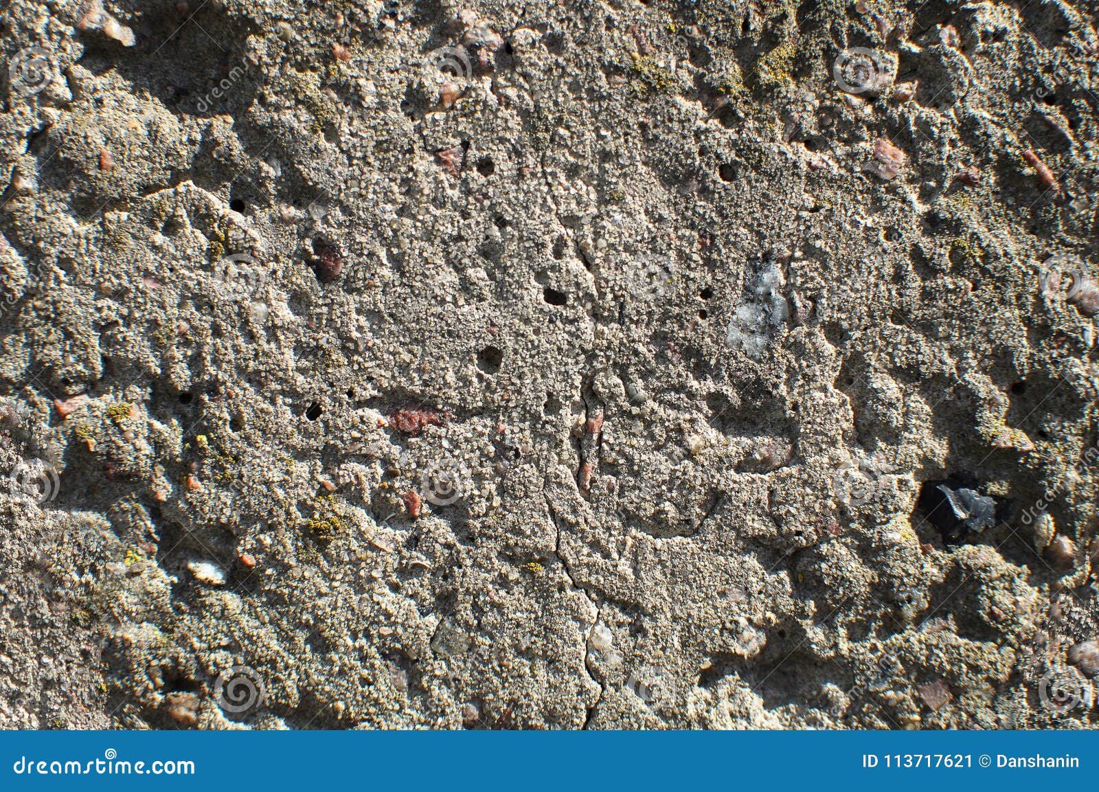 Textuur Van Een Ruwe Concrete Muur Stock Afbeelding - Image of cement ...