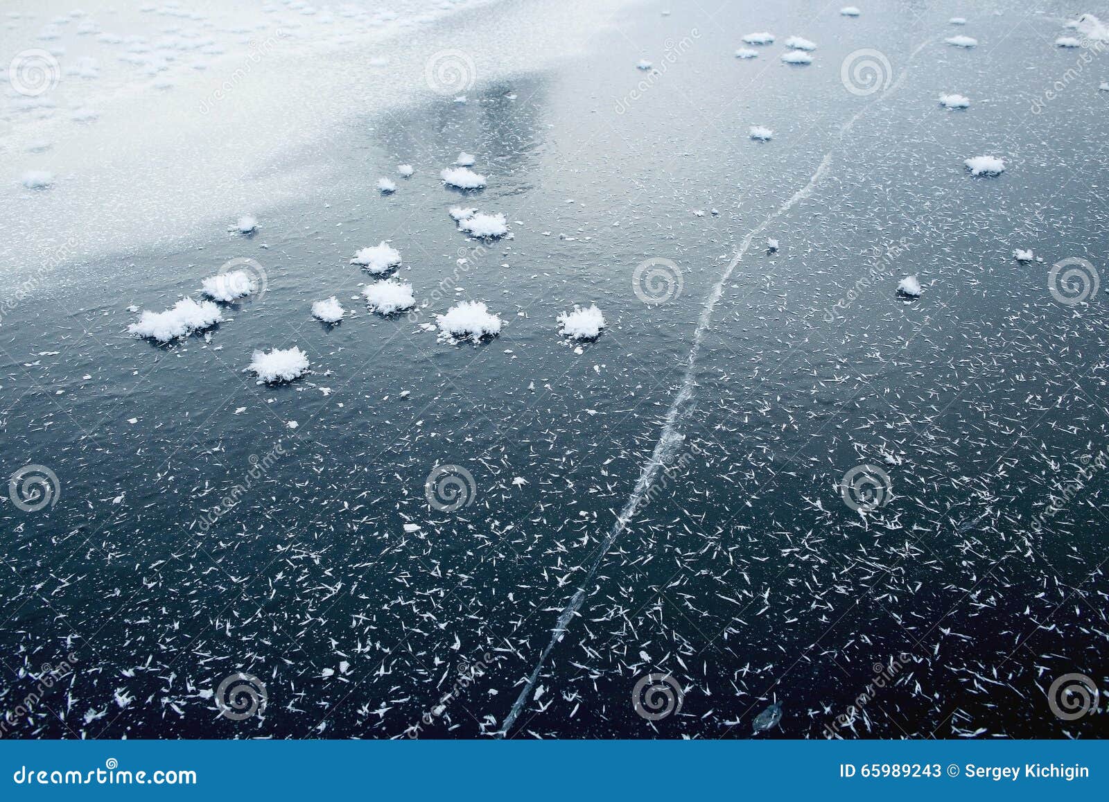 Textuur Van Het Bevroren Meer Stock Afbeelding - Image of schoonheid ...