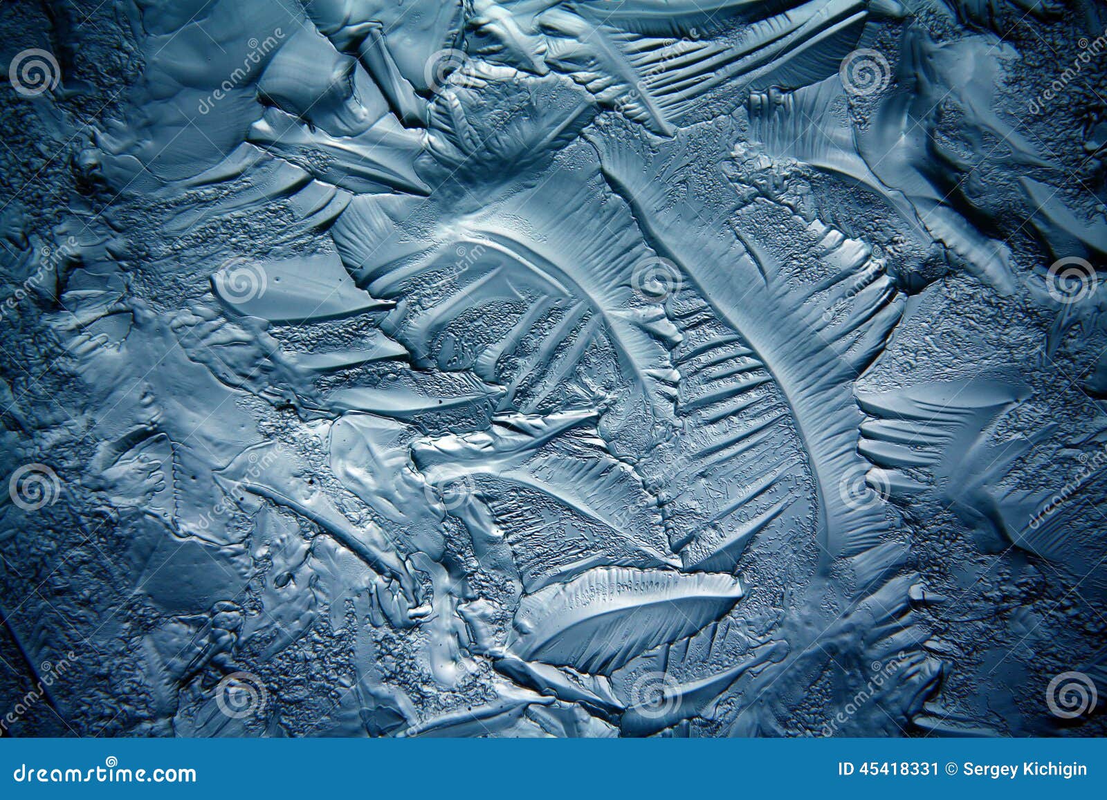 Textuur Van Ijs, Bevroren Water Stock Afbeelding - Image of kristal ...