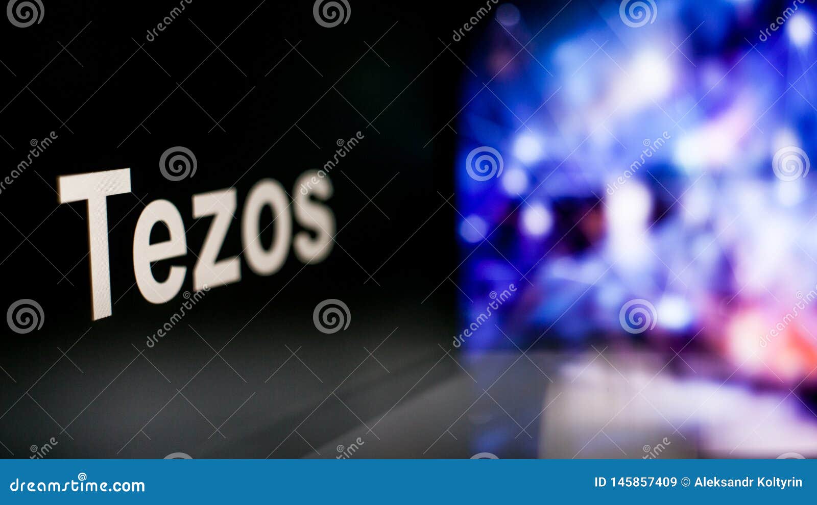 Tezos Cryptocurrency Token. Behavior of the Cryptocurrency Exchanges ...