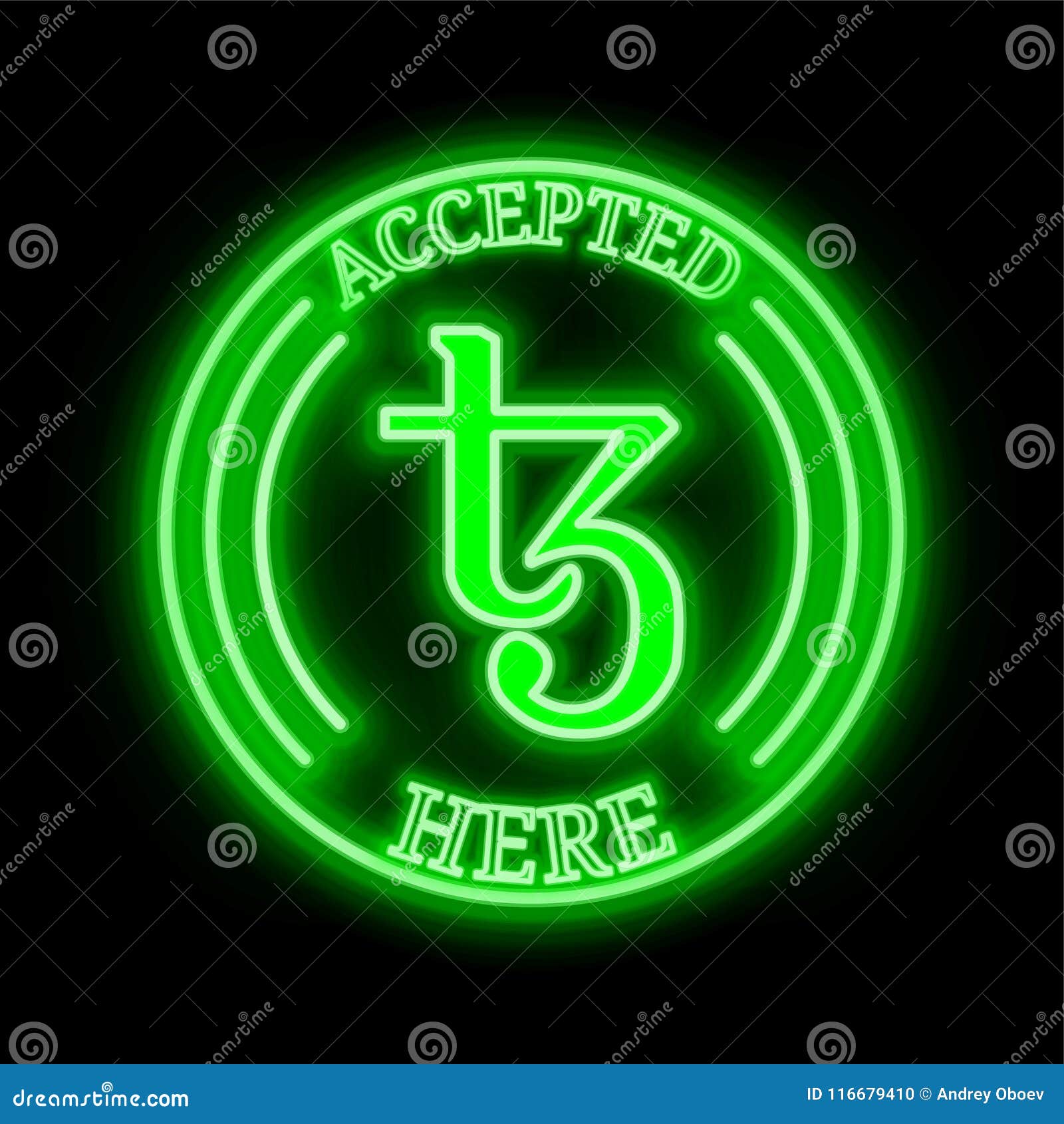 Tezos XTZ Accepted Here Sign Stock Vector - Illustration of icon ... Tezos XTZ Accepted Here Sign Stock Vector - Illustration of icon ...