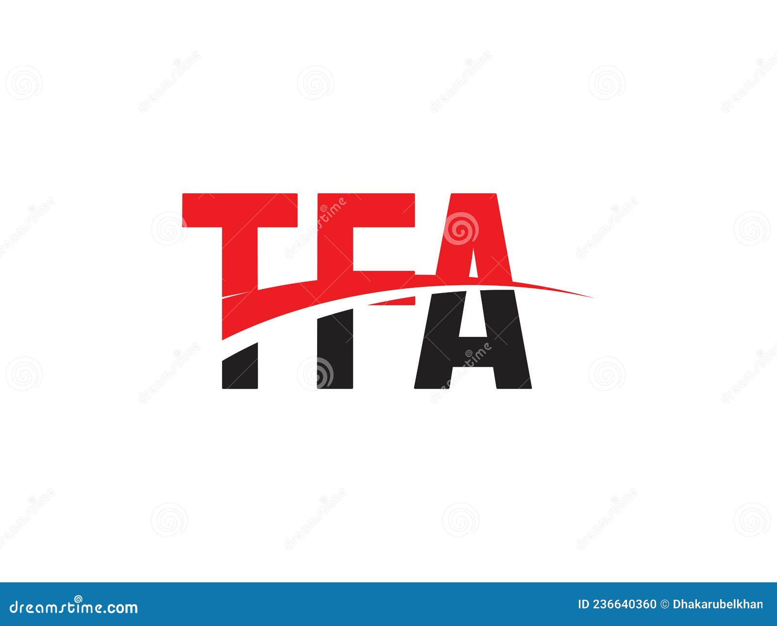 TFA Letter Initial Logo Design Vector Illustration Stock Vector ...