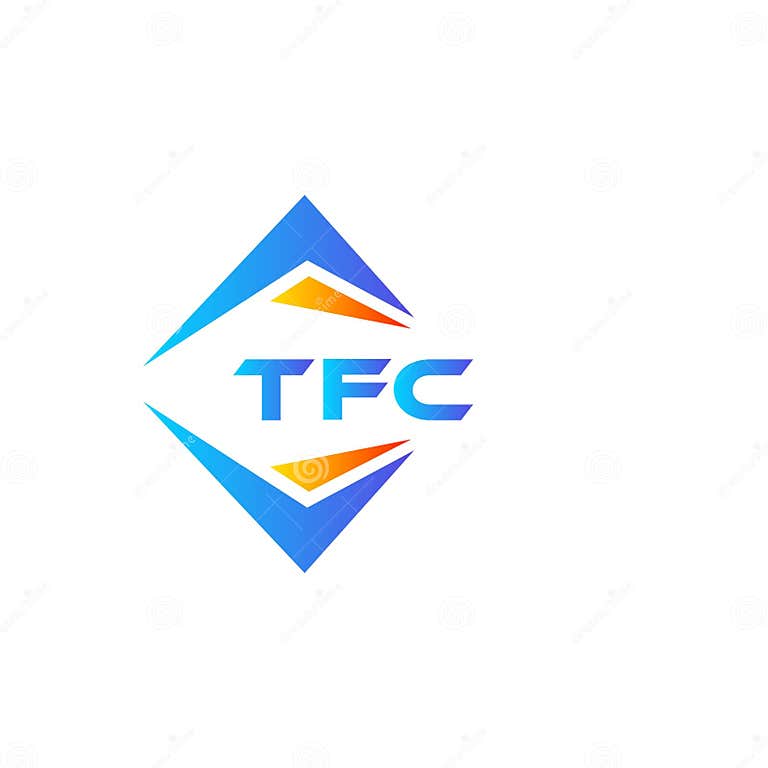 TFC Abstract Technology Logo Design on White Background. TFC Creative ...