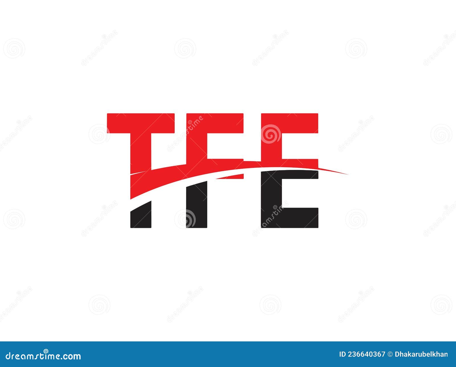 TFE Letter Initial Logo Design Vector Illustration Stock Vector ...