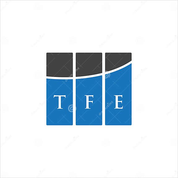 TFE Letter Logo Design on White Background. TFE Creative Initials ...