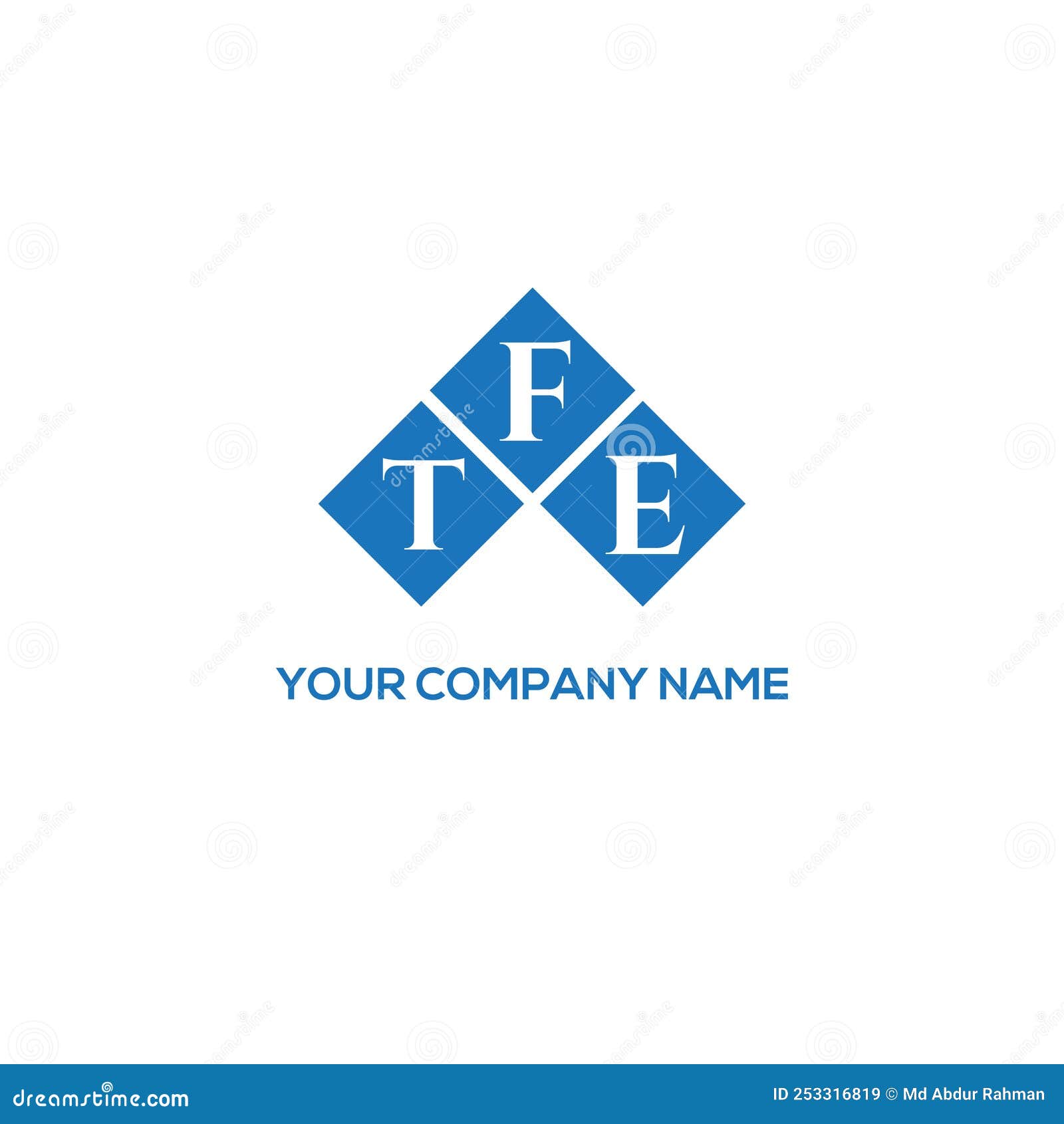 TFE Letter Logo Design On WHITE Background. TFE Creative Initials ...