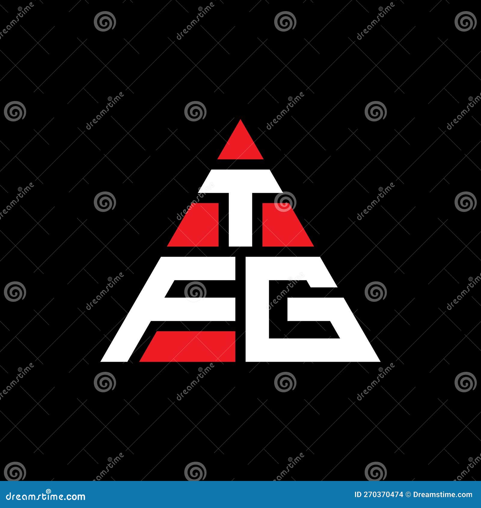 TFG Triangle Letter Logo Design with Triangle Shape. TFG Triangle Logo ...