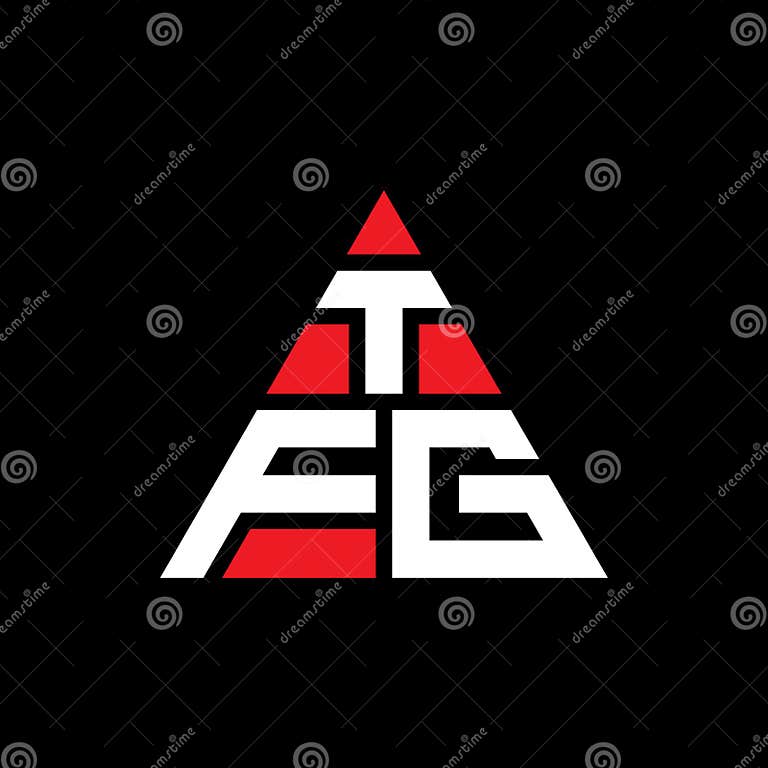 TFG Triangle Letter Logo Design with Triangle Shape. TFG Triangle Logo ...