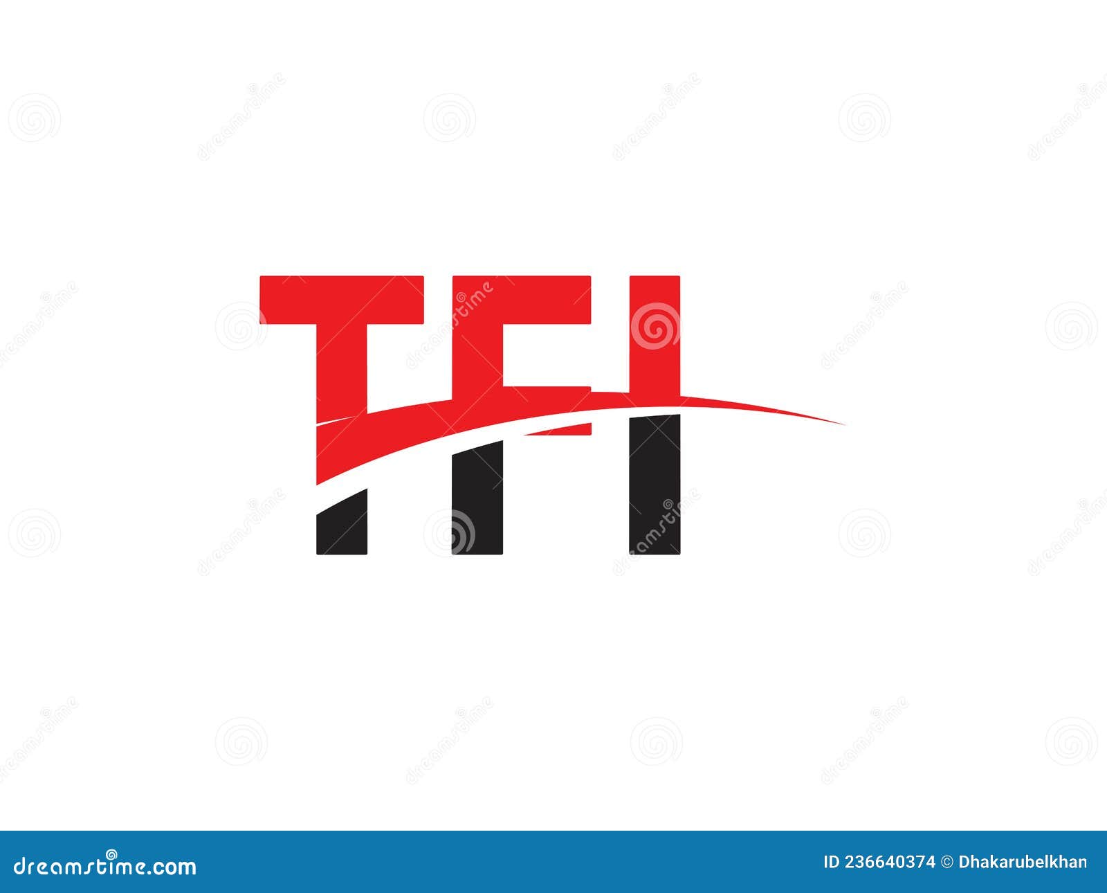 TFI Letter Initial Logo Design Vector Illustration Stock Vector ...