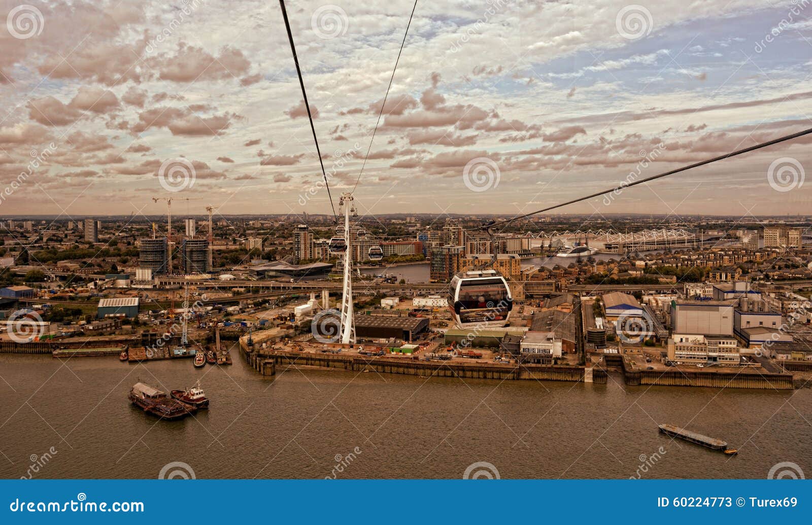 Tfl London Emirates Cable Car Editorial Stock Photo - Image of cable ...