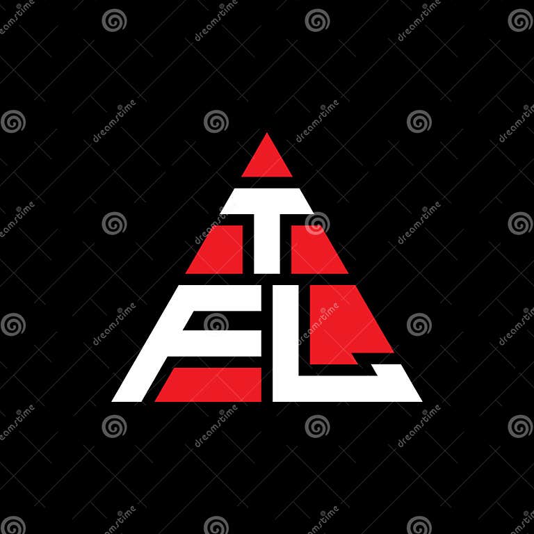 TFL Triangle Letter Logo Design with Triangle Shape. TFL Triangle Logo ...