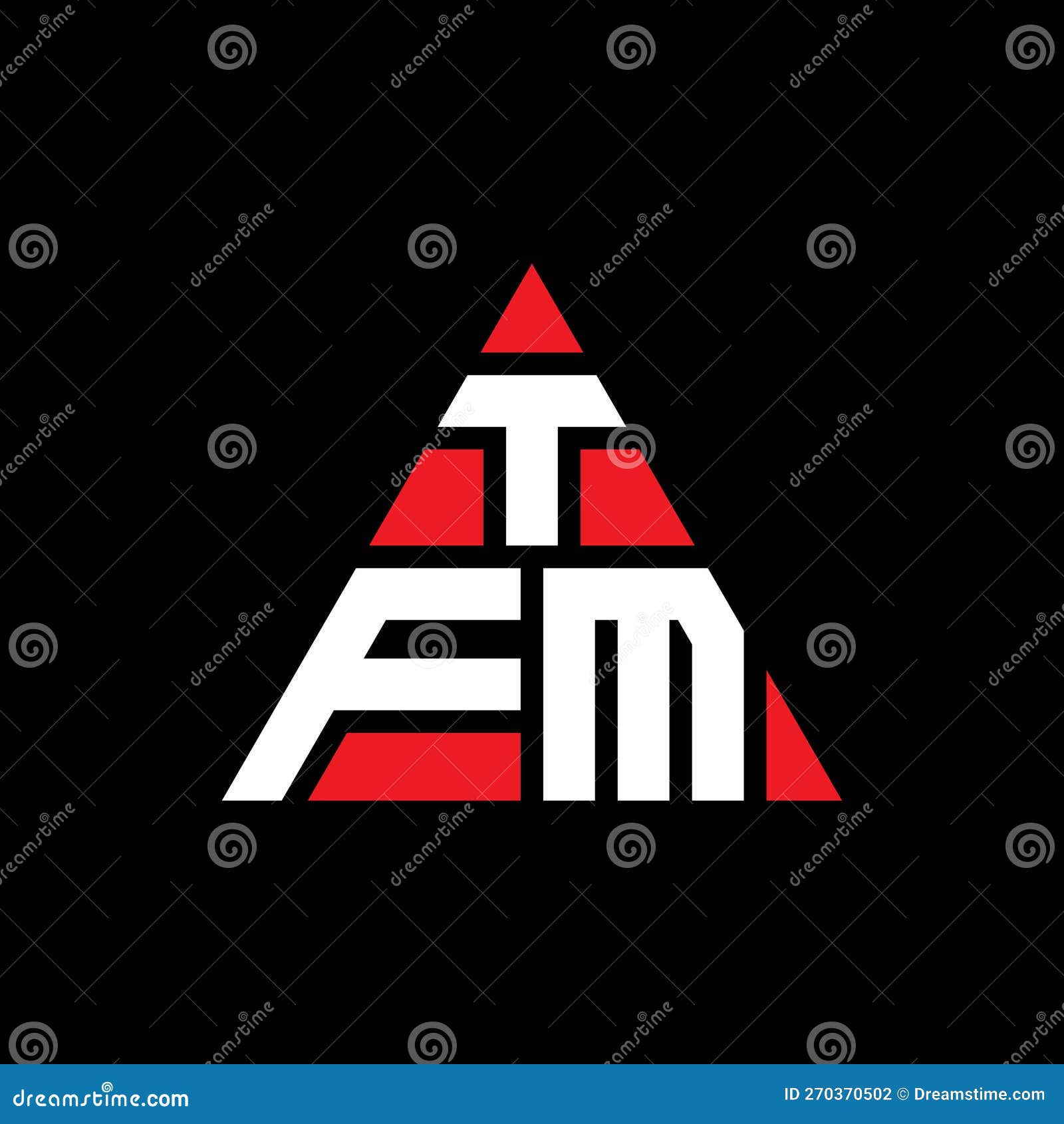 TFM Triangle Letter Logo Design with Triangle Shape. TFM Triangle Logo ...