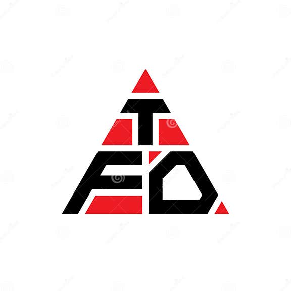 TFO Triangle Letter Logo Design with Triangle Shape. TFO Triangle Logo ...