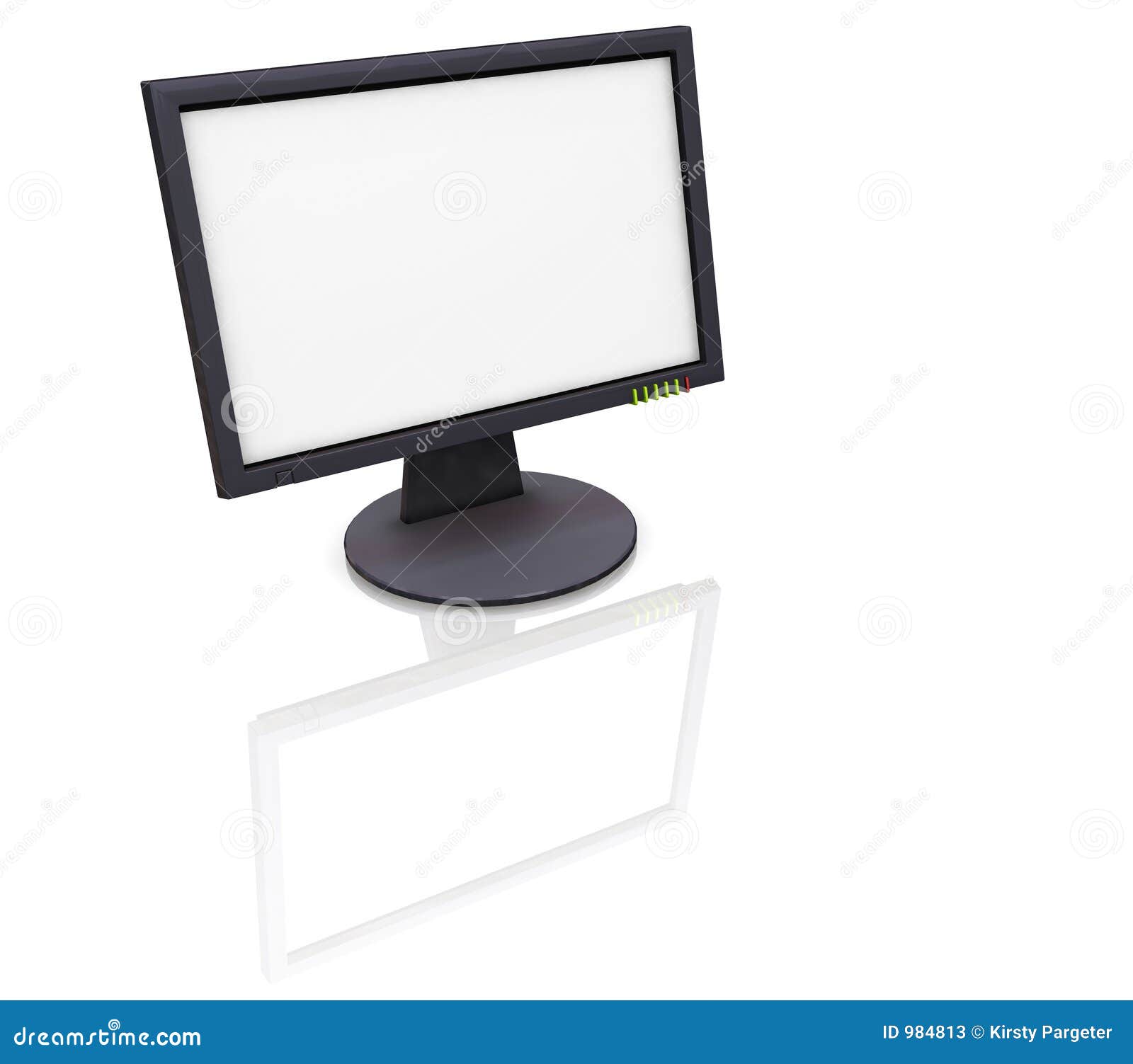 TFT screen stock illustration. Illustration of monitor - 984813
