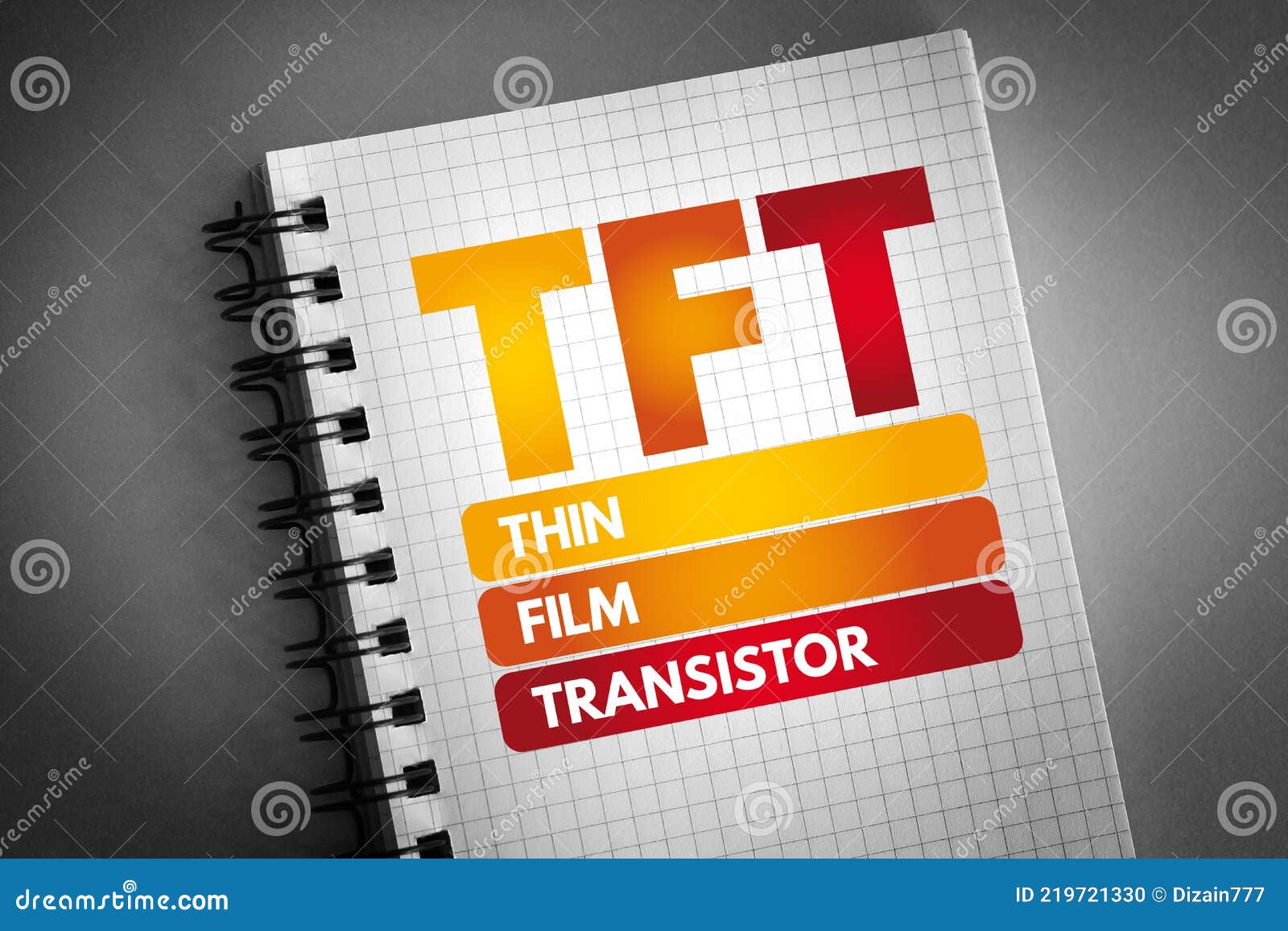 TFT - Thin Film Transistor Acronym, Technology Concept Background ...