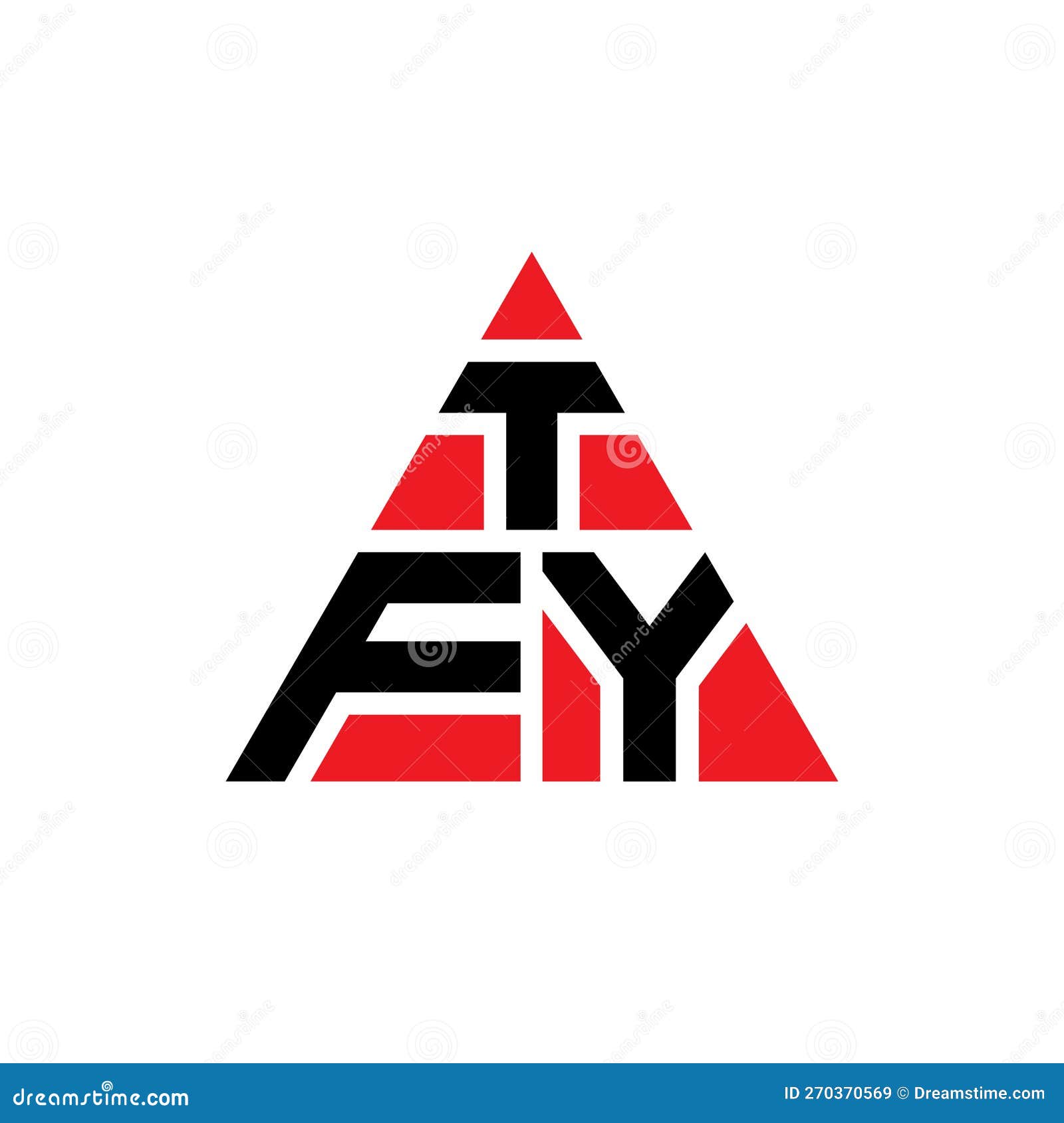 TFY Triangle Letter Logo Design with Triangle Shape. TFY Triangle Logo ...