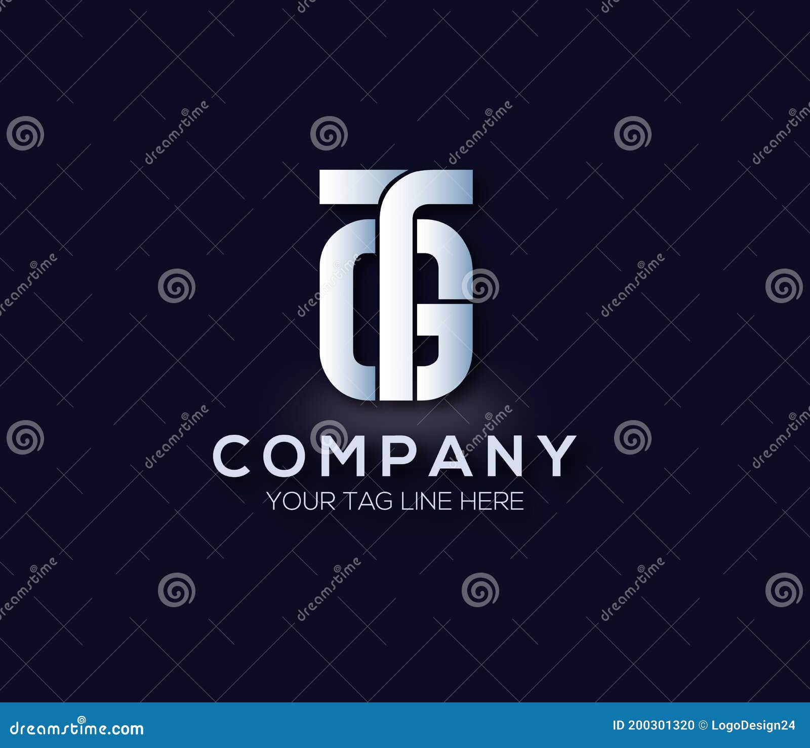 TG Alphabet Modern Logo Design Concept Stock Vector - Illustration of ...