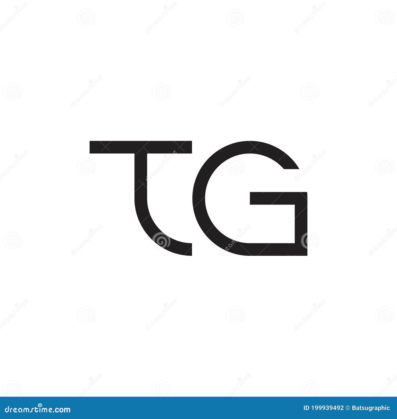 Tg Initial Letter Vector Logo Icon Stock Vector - Illustration of ...