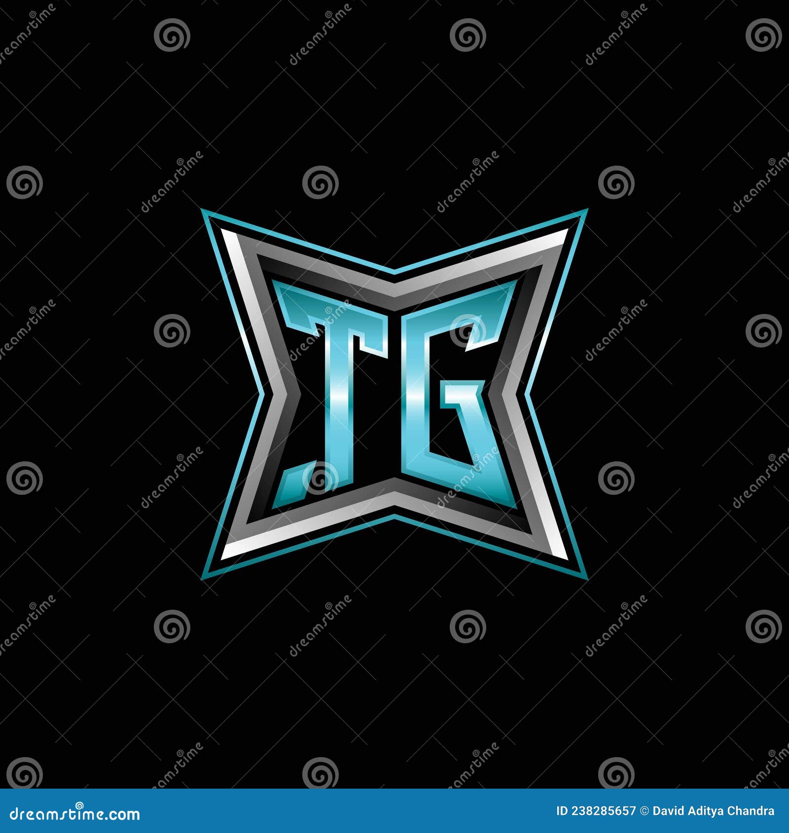 TG Logo Monogram Geometric Modern Design Stock Vector - Illustration of ...