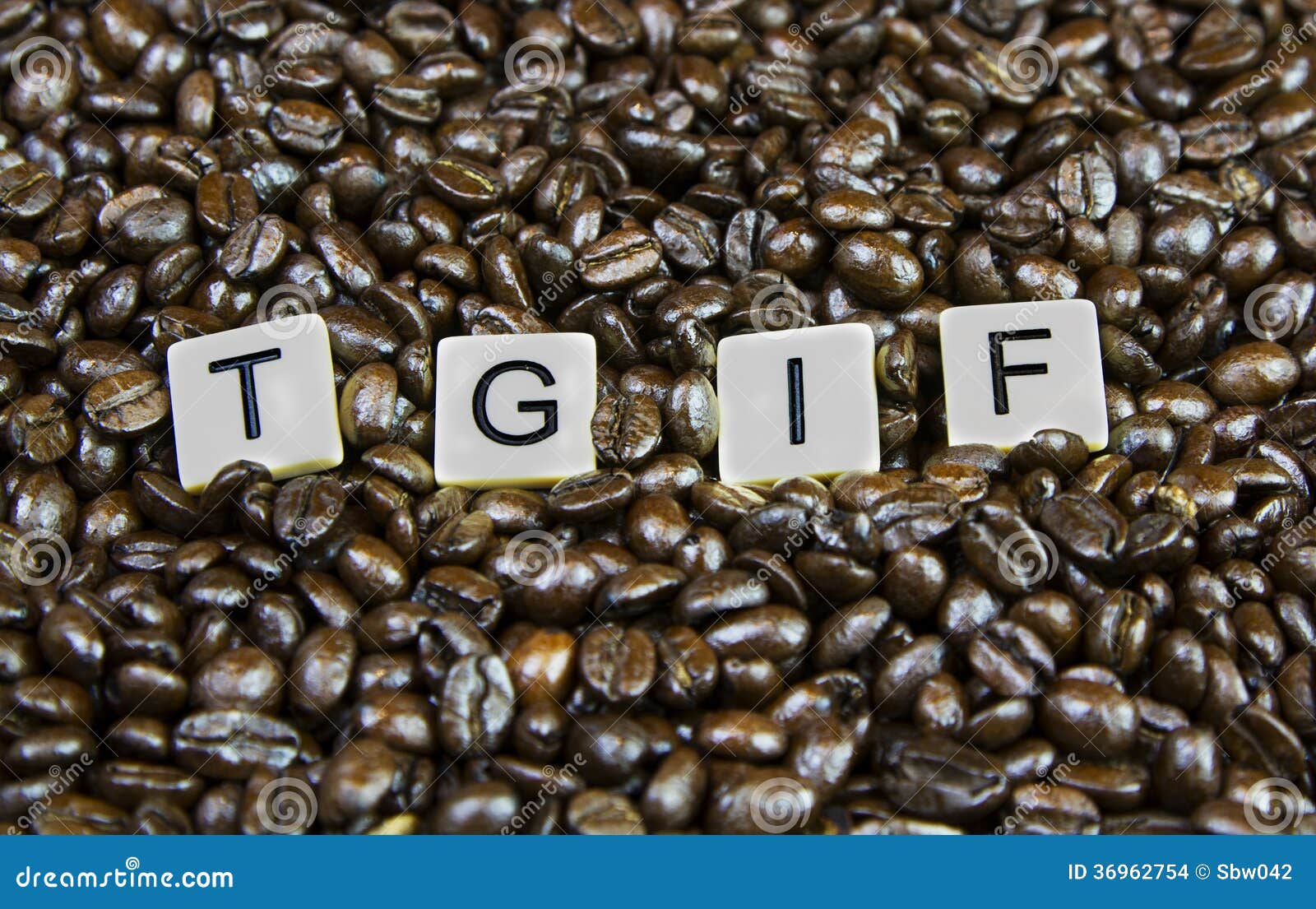 TGIF foto de archivo. Imagen de viernes, aceitoso, café - 36962754