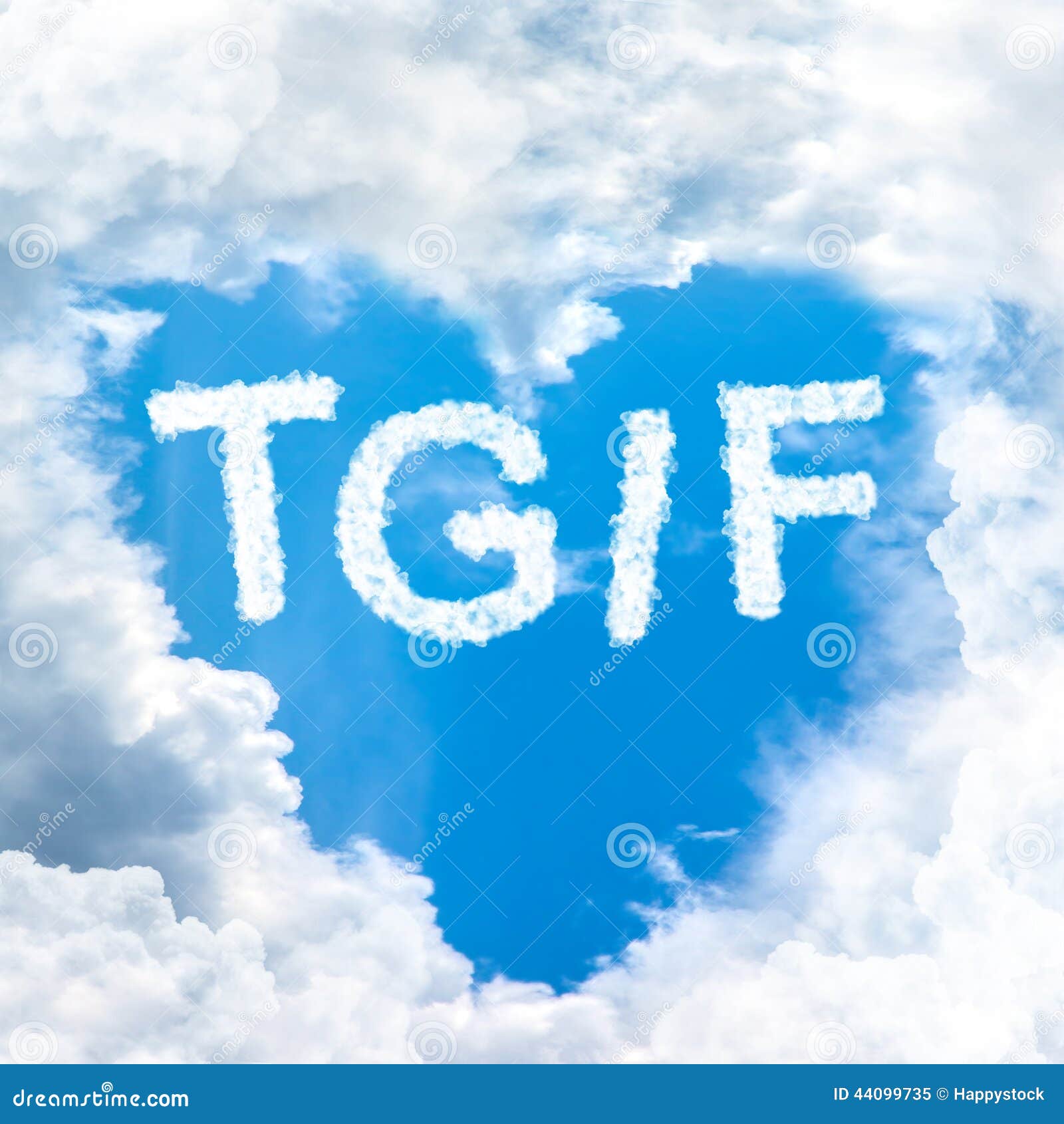 TGIF concept stock image. Image of bright, fluffy, glad - 44099735