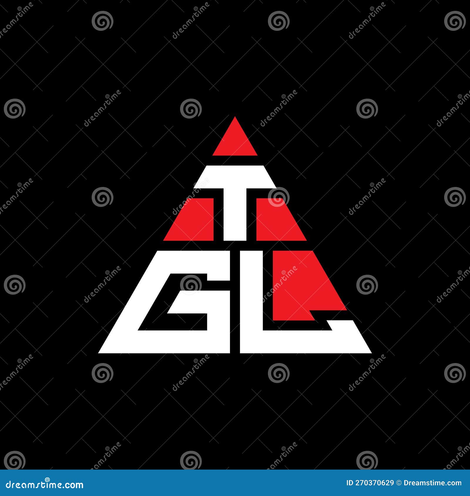 TGL Triangle Letter Logo Design with Triangle Shape. TGL Triangle Logo ...