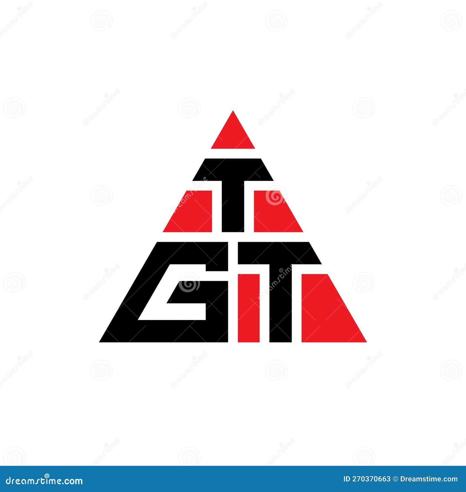 TGT Triangle Letter Logo Design with Triangle Shape. TGT Triangle Logo ...