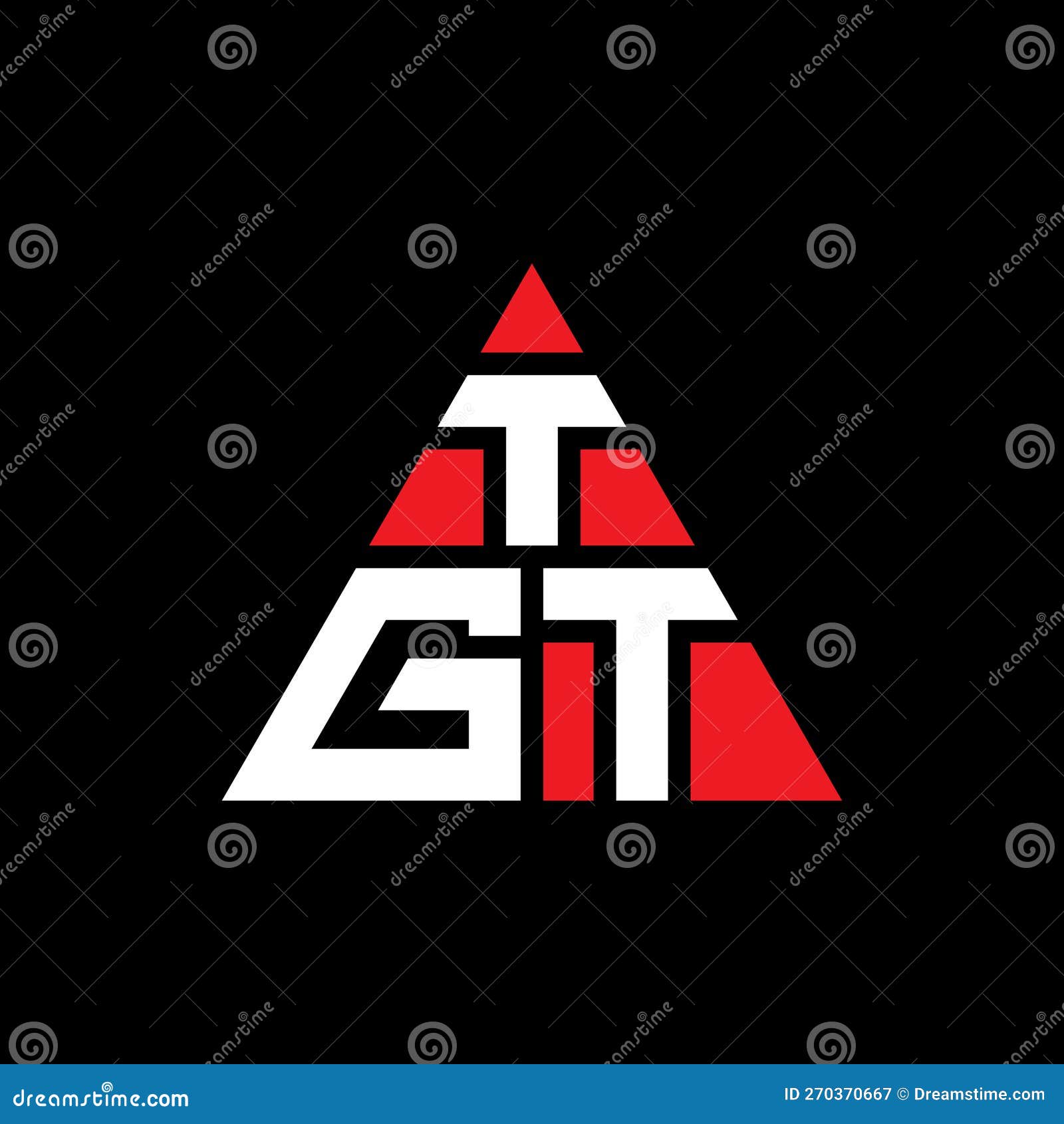 TGT Triangle Letter Logo Design with Triangle Shape. TGT Triangle Logo ...